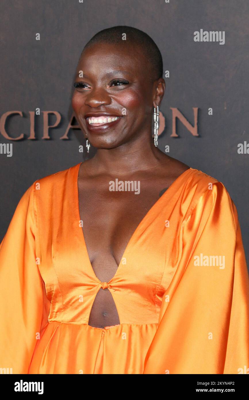 LOS ANGELES - NOV 30: Jessica Nabongo at the Emancipation Premiere at ...