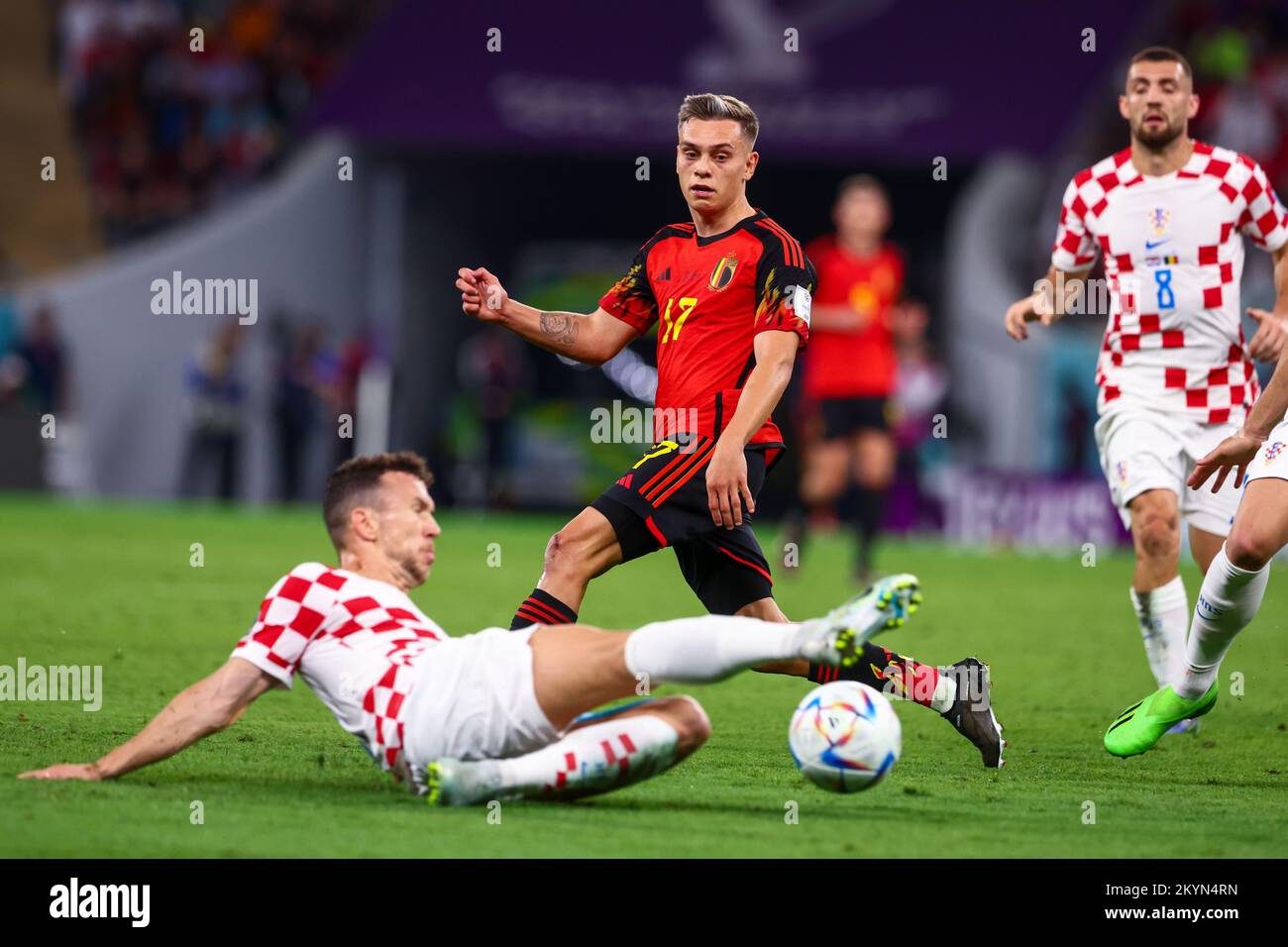 01.12.2022, Doha , football, FIFA World Cup 2022, Croatia v Belgium ...