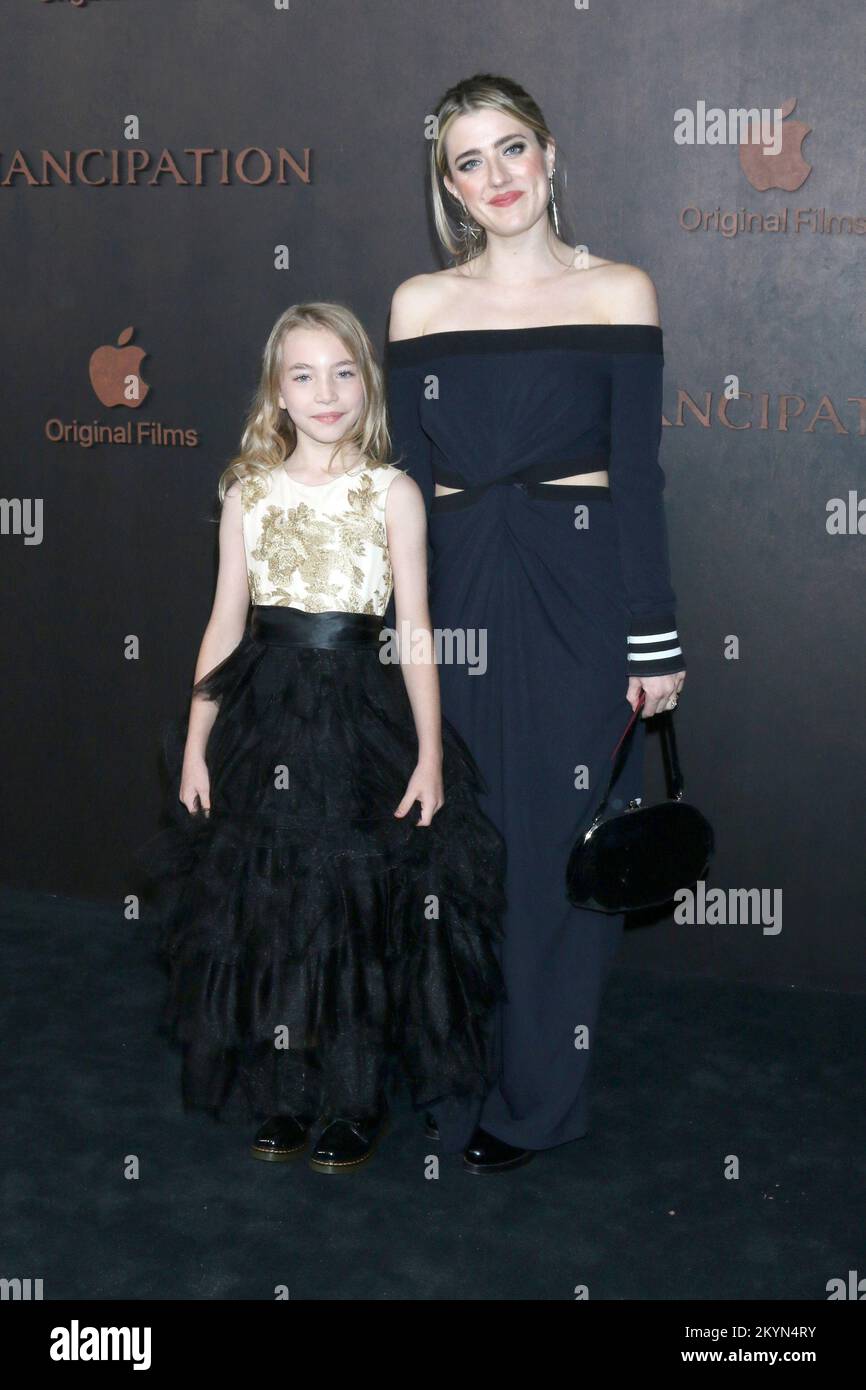 LOS ANGELES - NOV 30: Merah Benoit, Melissa Lehman at the Emancipation ...