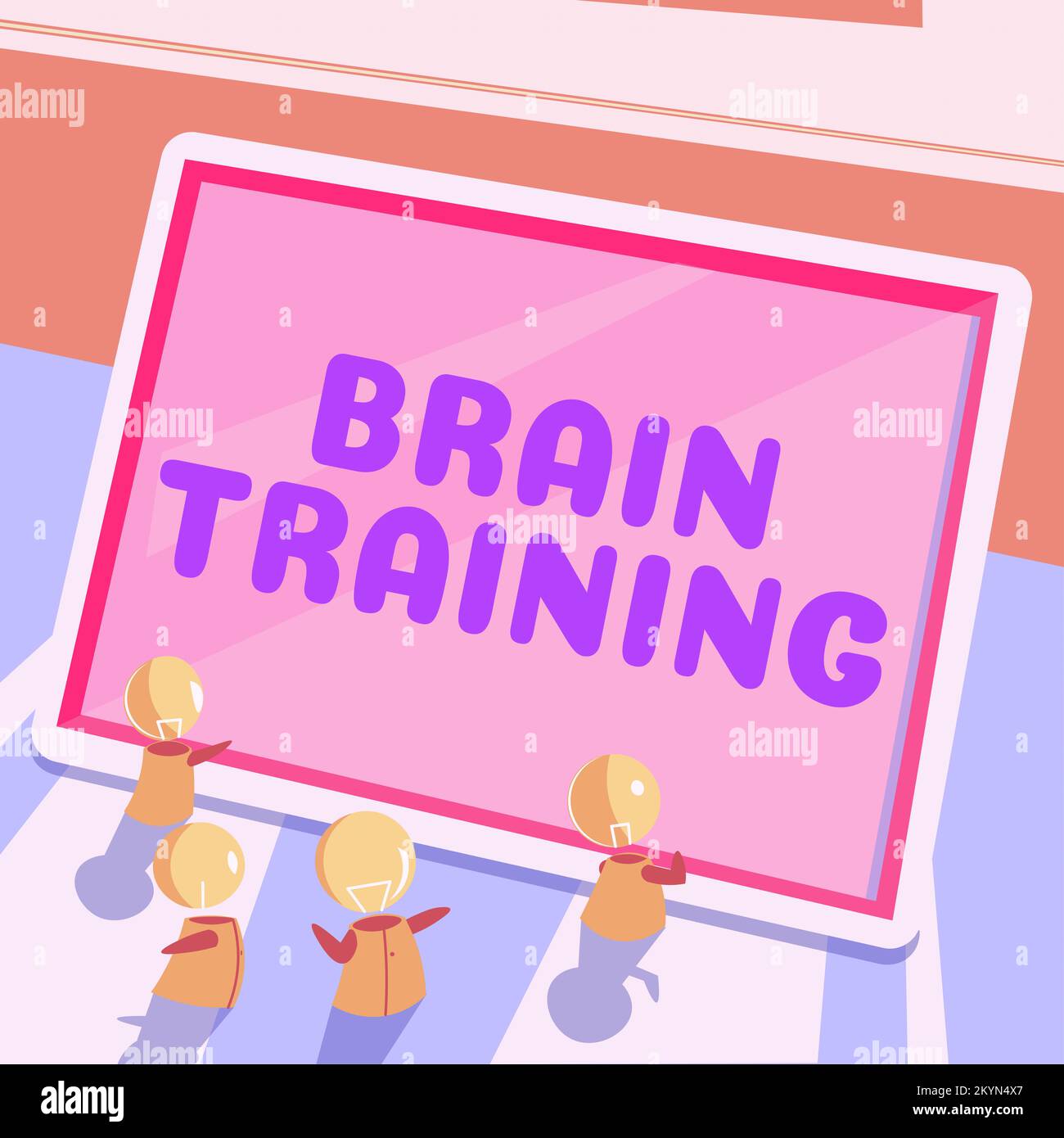Handwriting text Brain Training. Business approach mental activities to ...