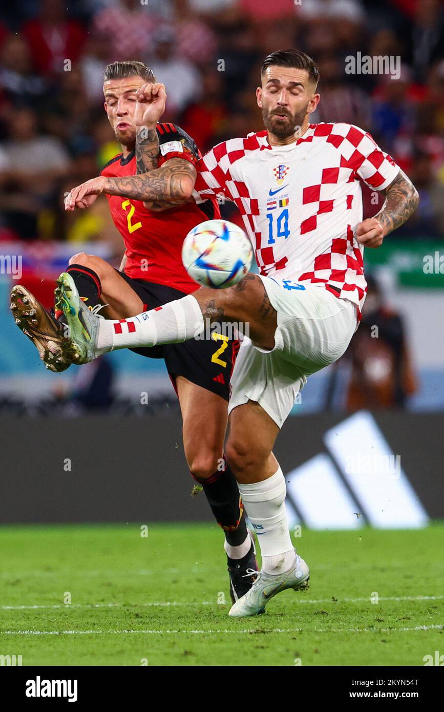 01.12.2022, Doha , football, FIFA World Cup 2022, Croatia v Belgium ...