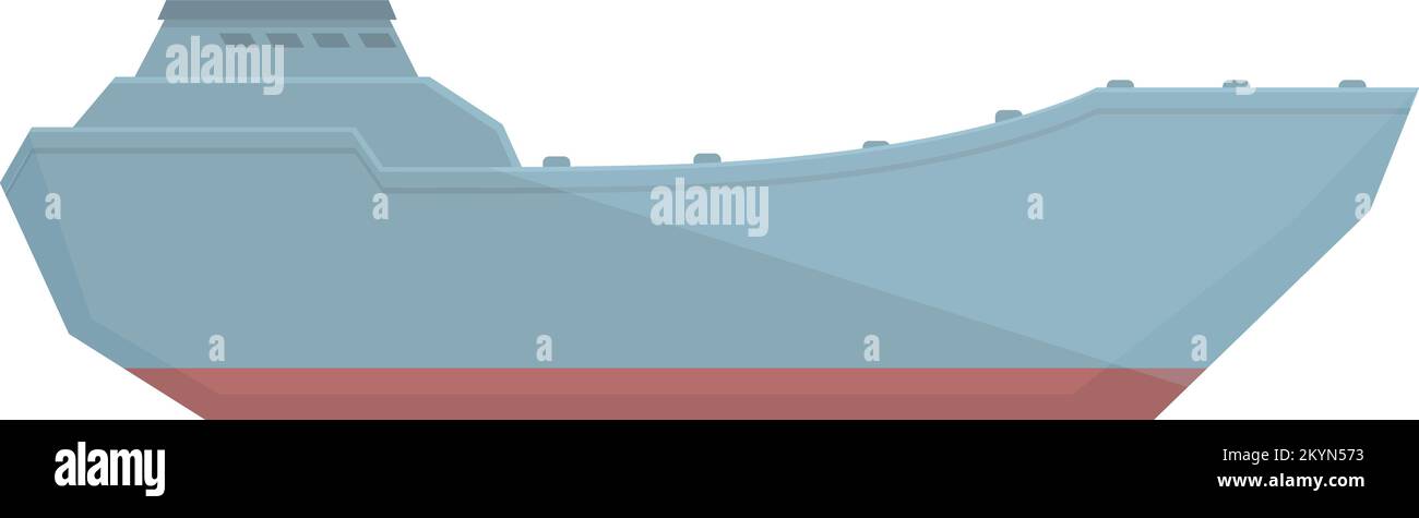 Frigate icon cartoon vector. Military ship. Warship navy Stock Vector ...