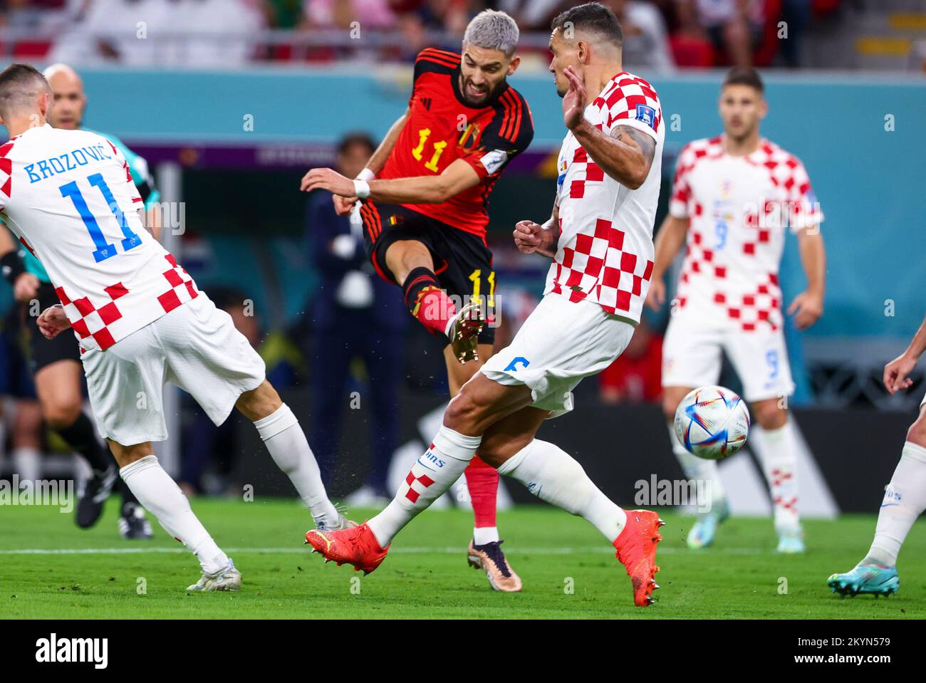 01.12.2022, Doha , football, FIFA World Cup 2022, Croatia v Belgium ...