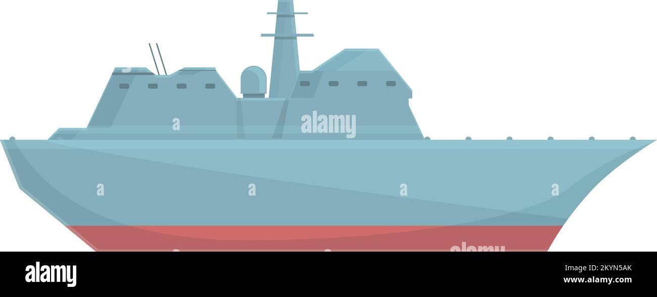 Transport warship icon cartoon Cut Out Stock Images & Pictures - Alamy