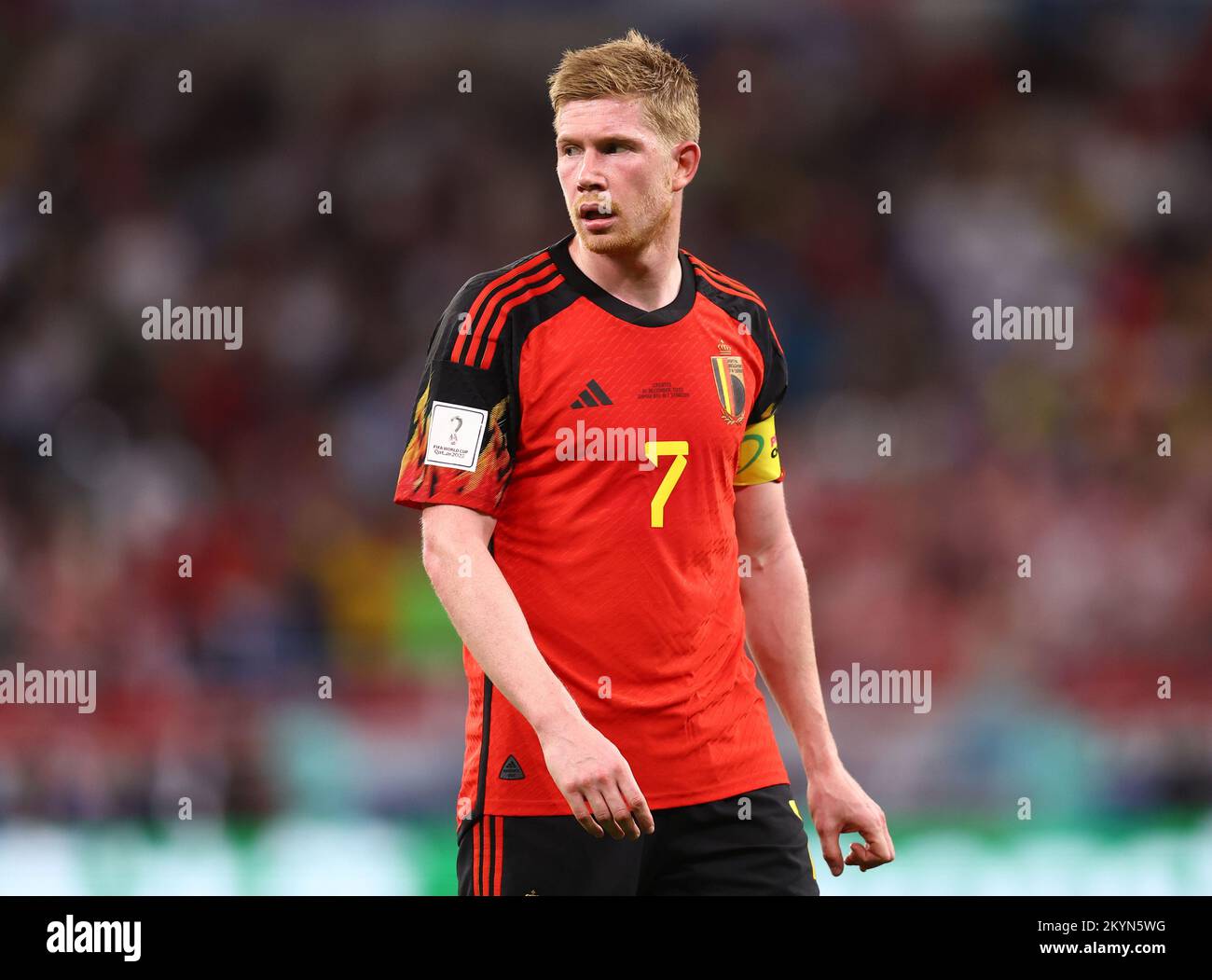 Al Rayyan, Qatar, 1st December 2022. Kevin De Bruyne of Belgium during ...