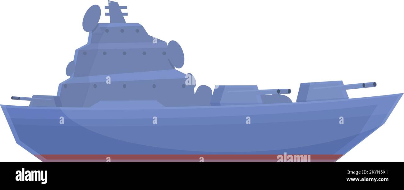 Warship transportation ocean flag Cut Out Stock Images & Pictures - Alamy