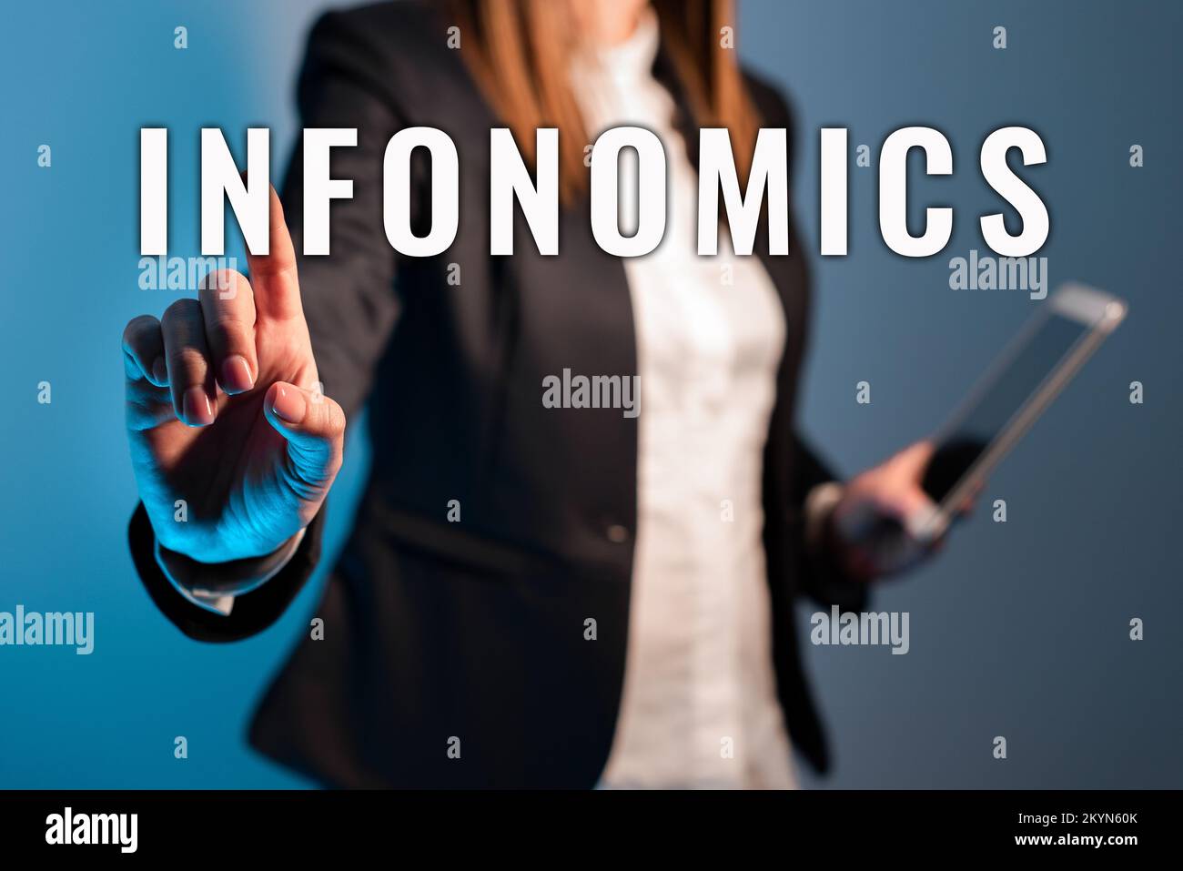 Text showing inspiration Infonomics. Business approach visual image ...