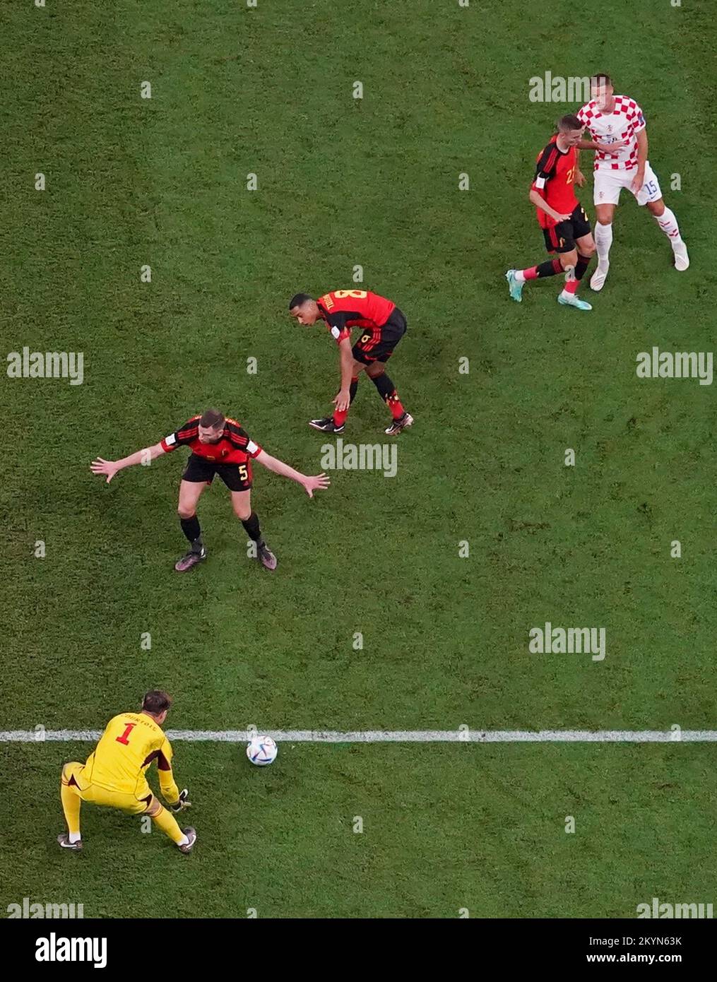 Courtois vertonghen 2022 qatar hi-res stock photography and images - Alamy