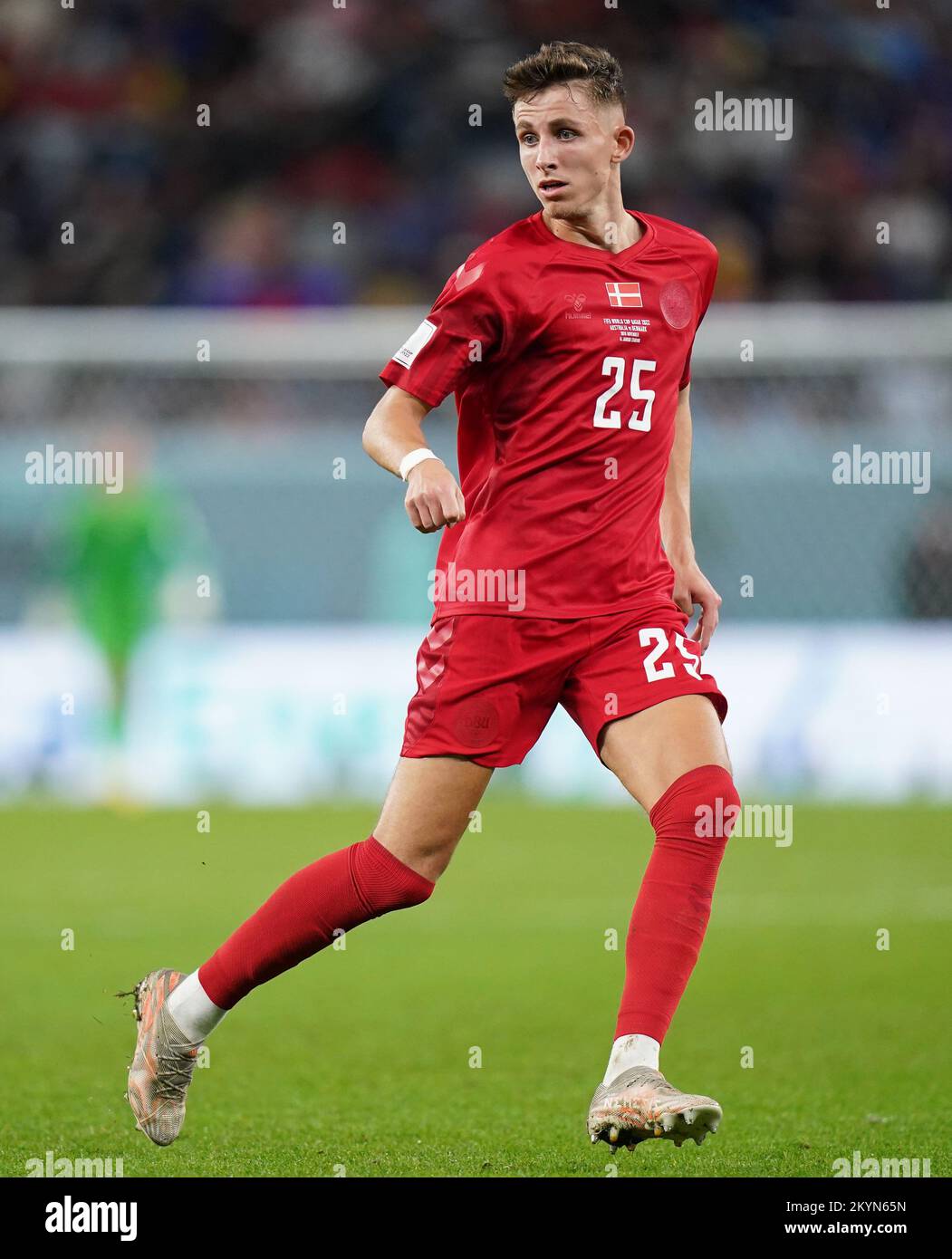 Denmark's Jesper Lindstrom during the FIFA World Cup Group D match at ...