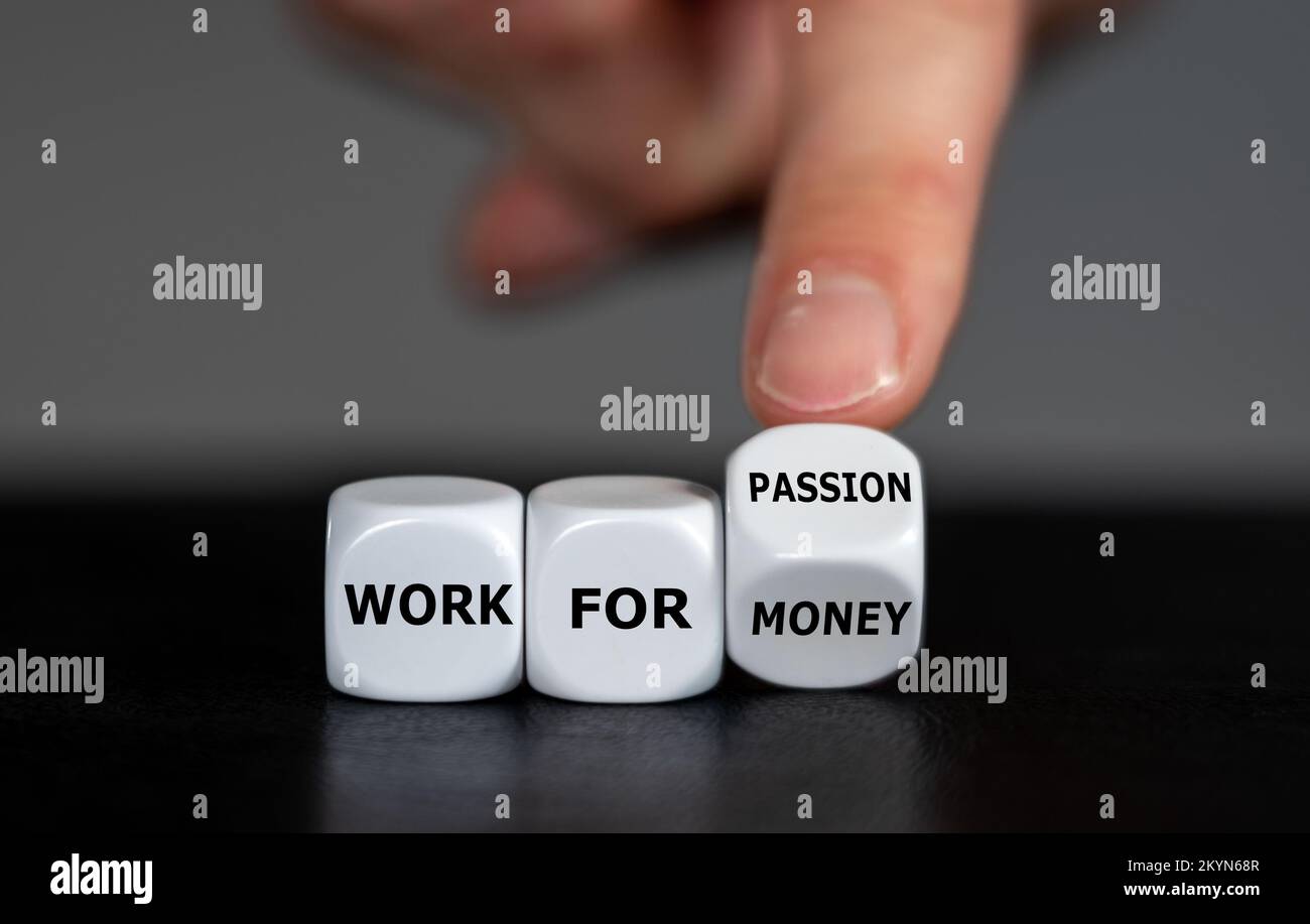 Money versus passion hi-res stock photography and images - Alamy