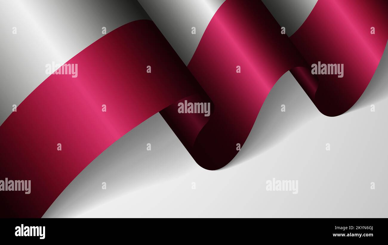EPS10 Vector Patriotic background with flag of Poland. An element of ...
