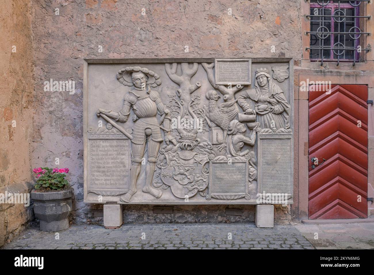 Philipp-Stein, Burghof, Landgrafenschloß, Marburg, Hessen, Deutschland ...