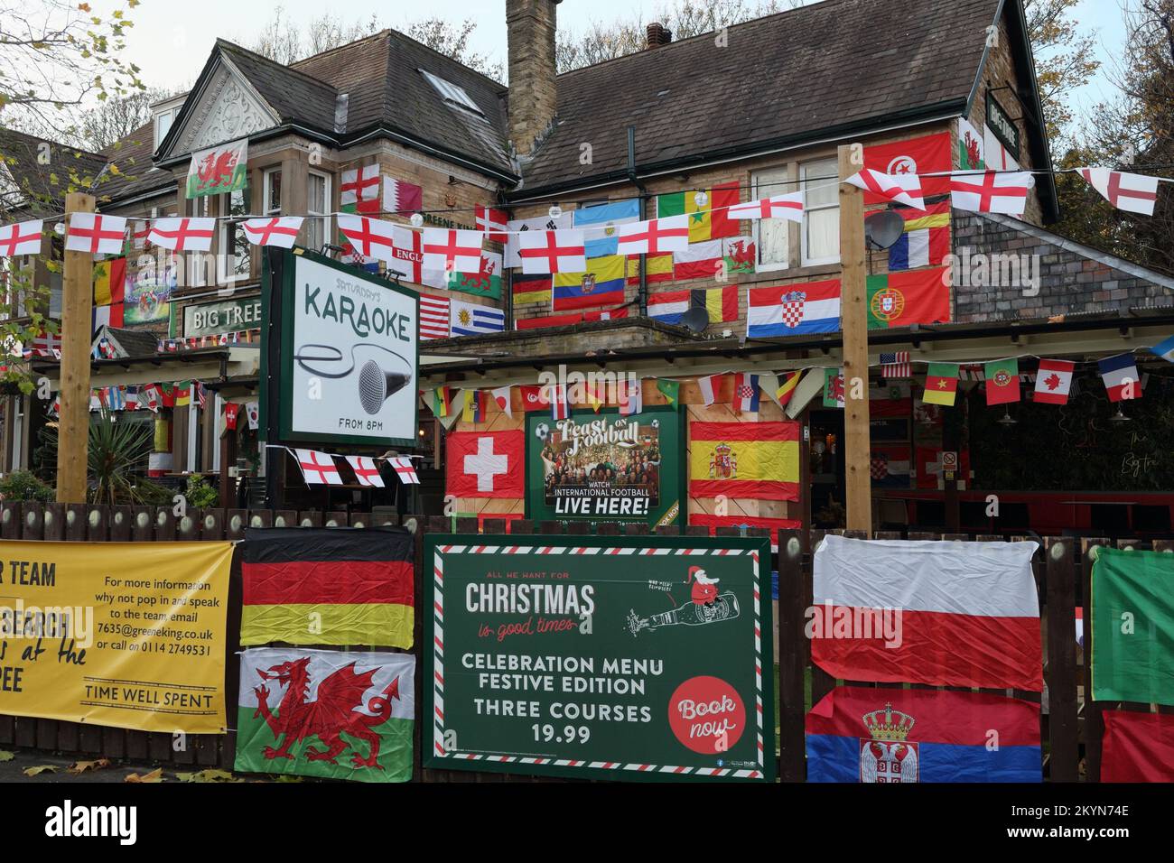 The Big Tree public house on Chesterfield road in Sheffield England UK ...