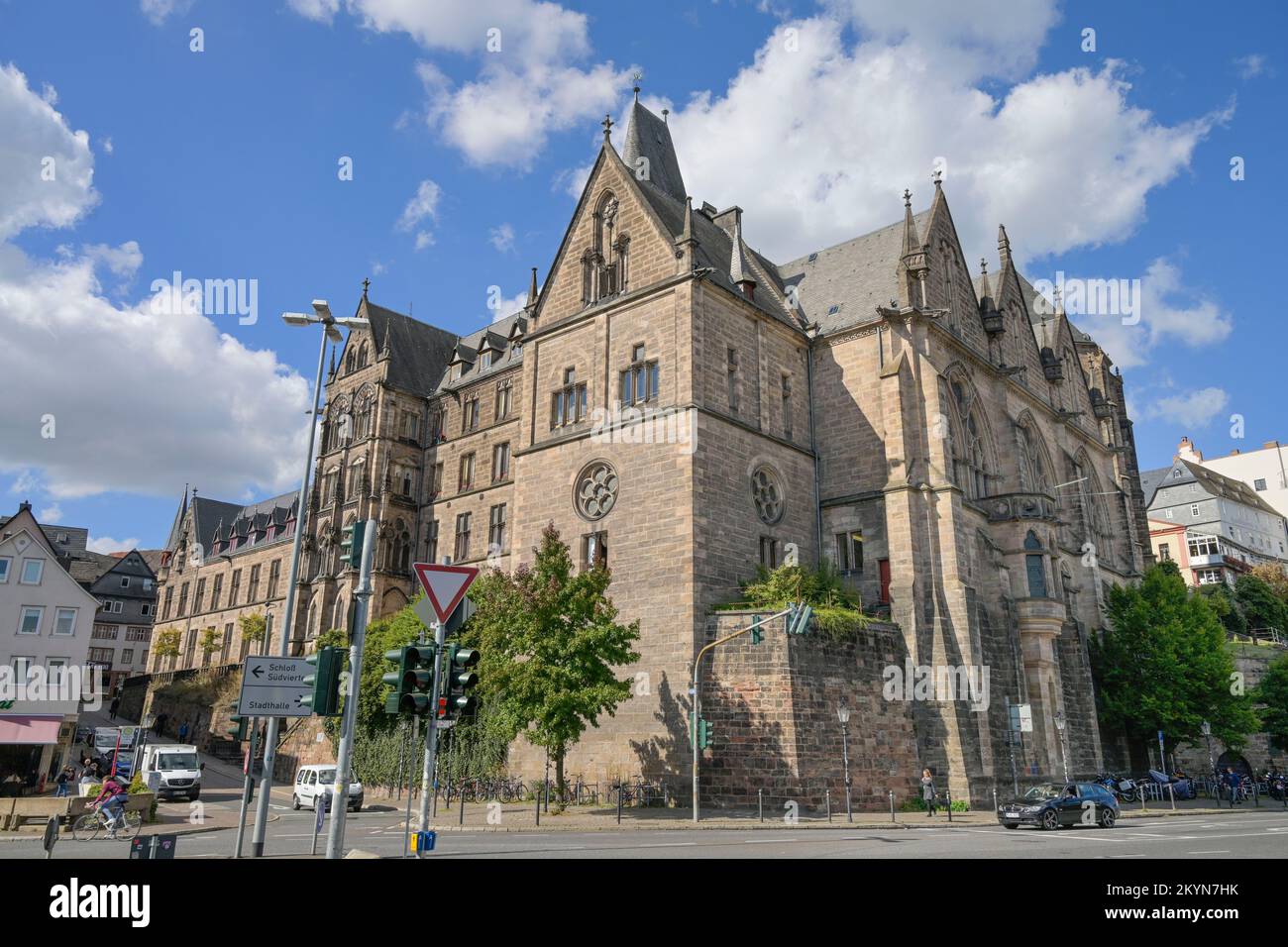 Alte Universität, Lahntor, Oberstadt, Altstadt, Marburg, Hessen ...