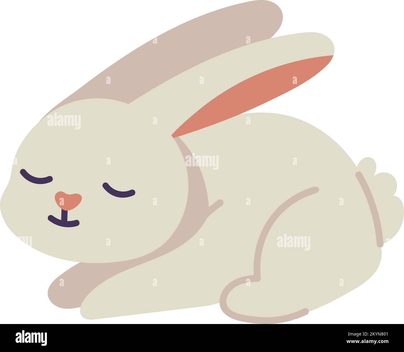 cute rabbit animal Stock Vector Image & Art - Alamy