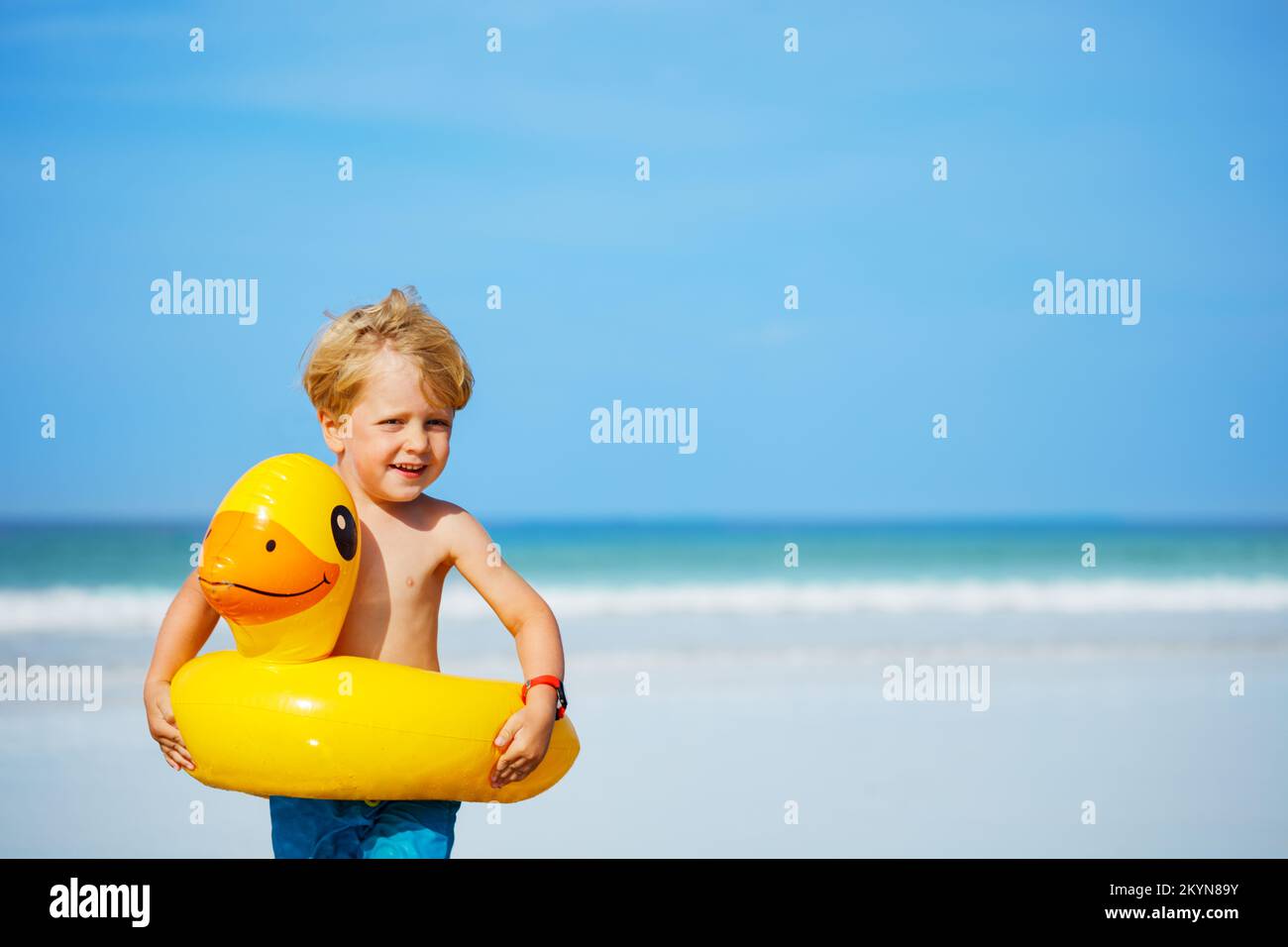 Kids buoy on beach sea hi-res stock photography and images - Alamy