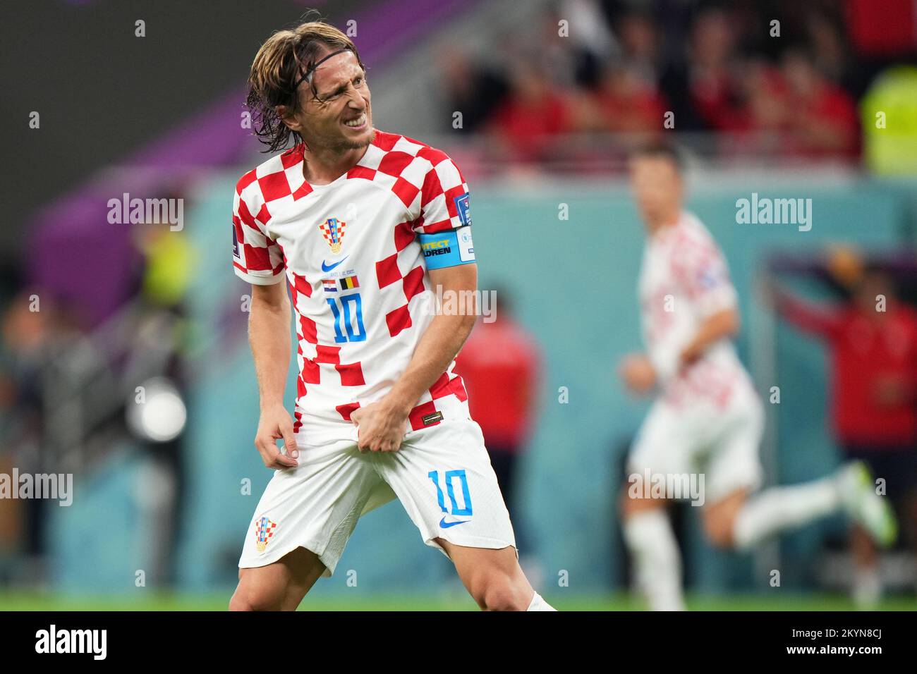 Luka Modric of Croatia during the FIFA World Cup Qatar 2022 match ...