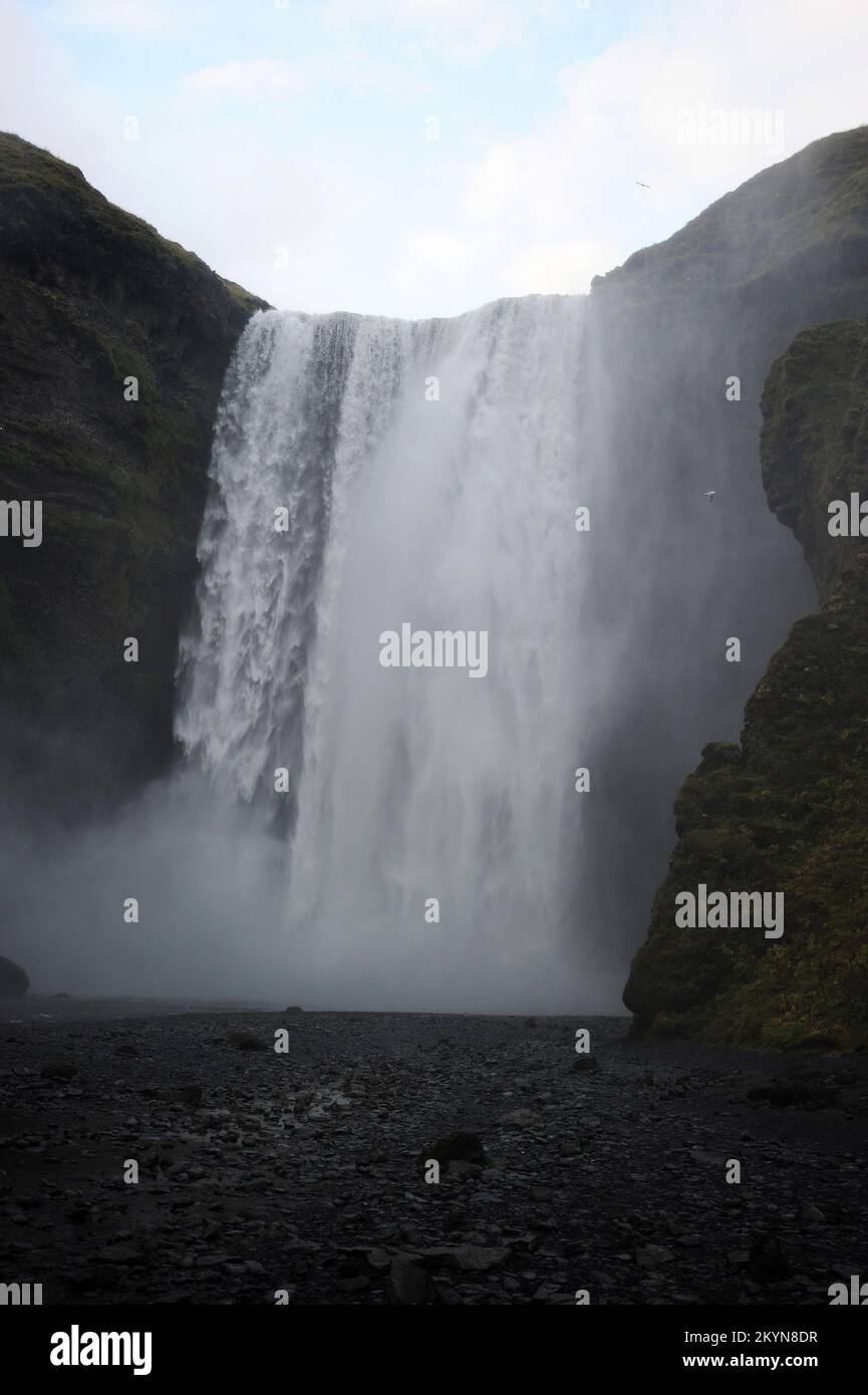 Skogafoss tourism hi-res stock photography and images - Alamy