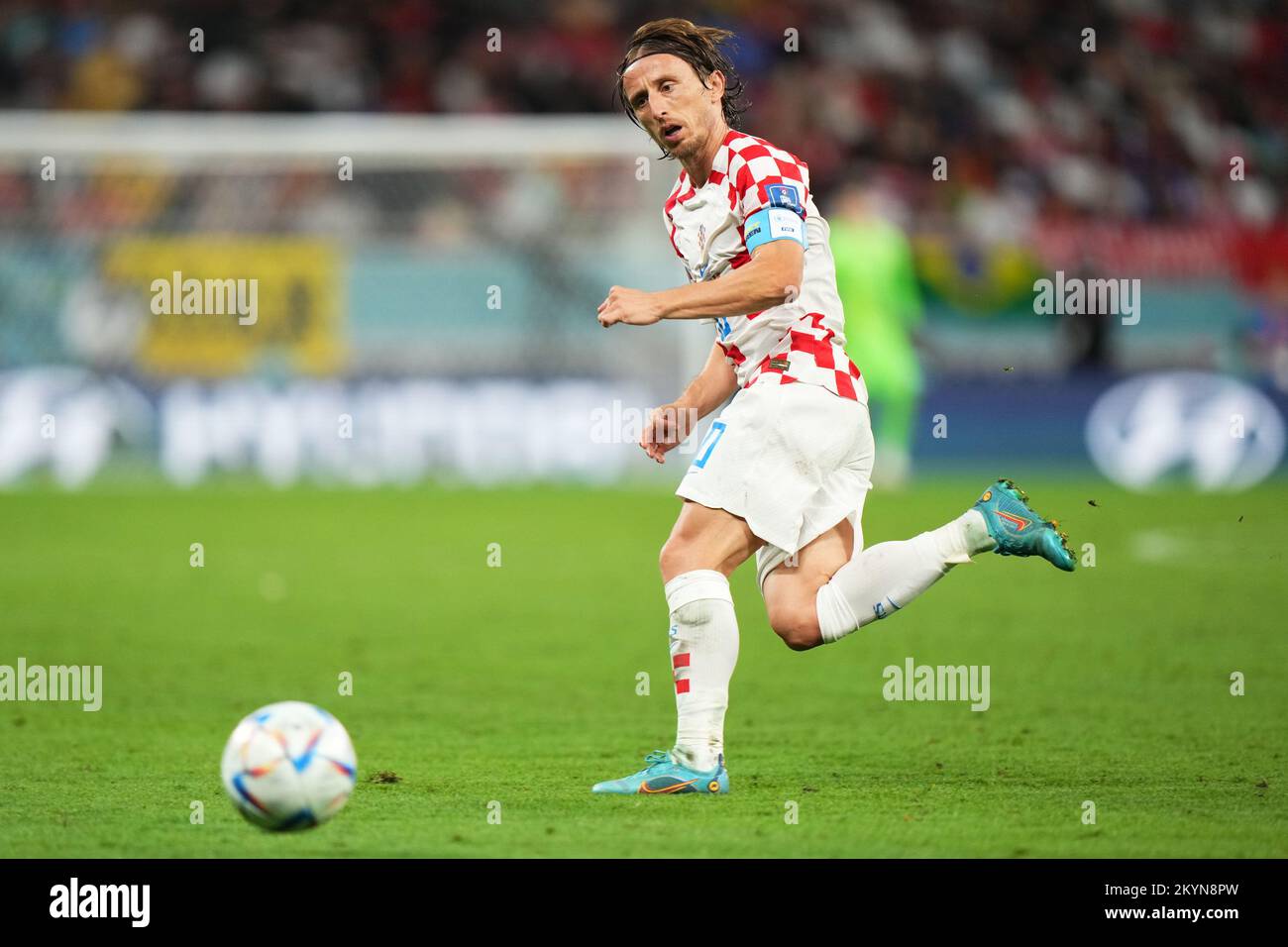 Luka Modric of Croatia during the FIFA World Cup Qatar 2022 match ...