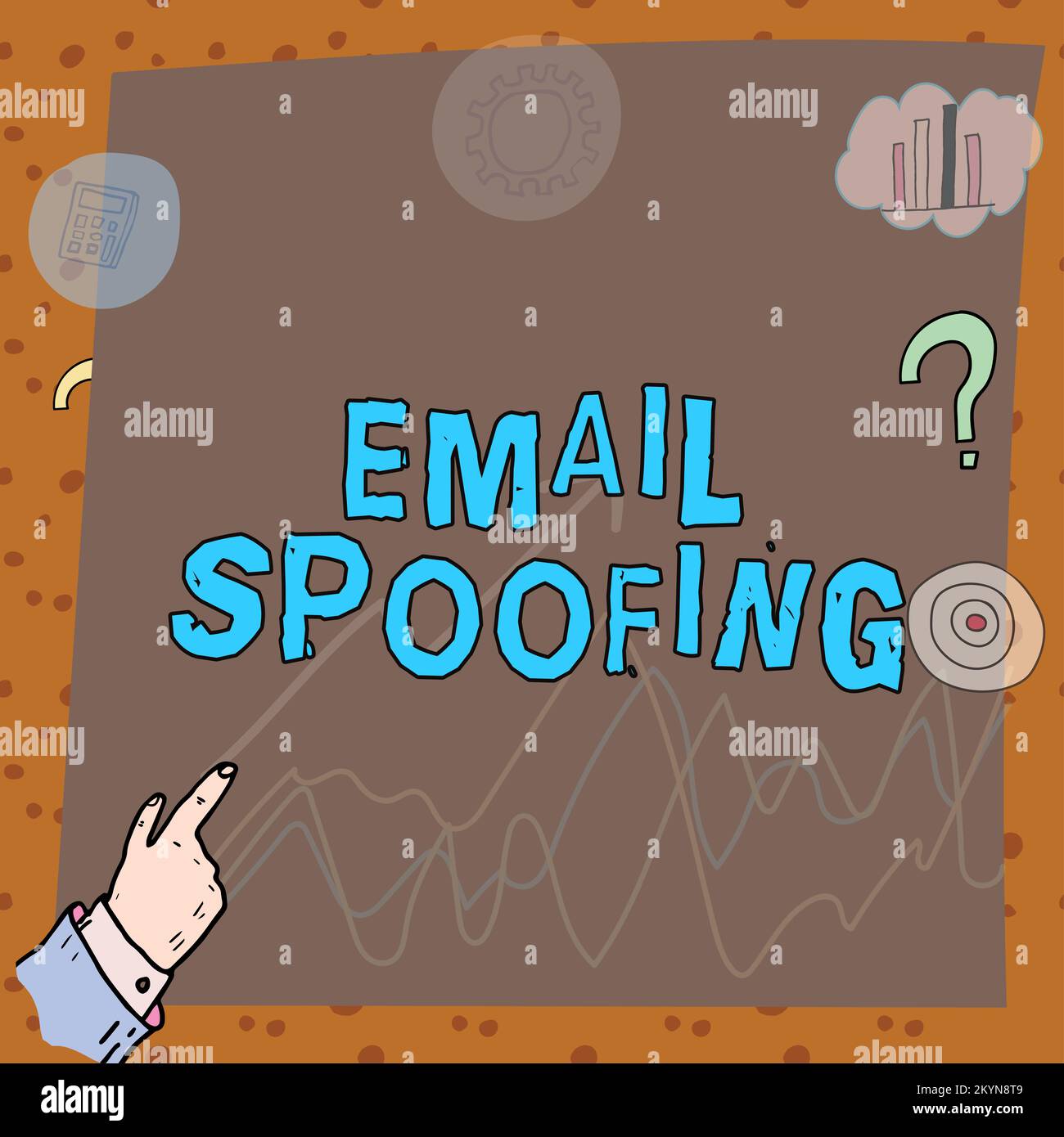 Conceptual caption Email Spoofing. Business approach secure the access ... Conceptual caption Email Spoofing. Business approach secure the access ...