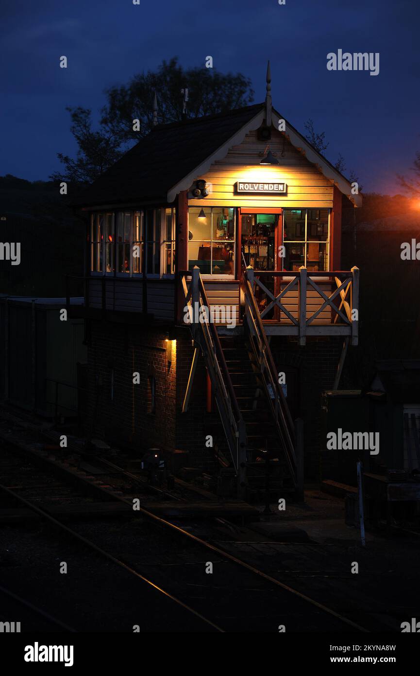 Rolvenden signal box hi-res stock photography and images - Alamy
