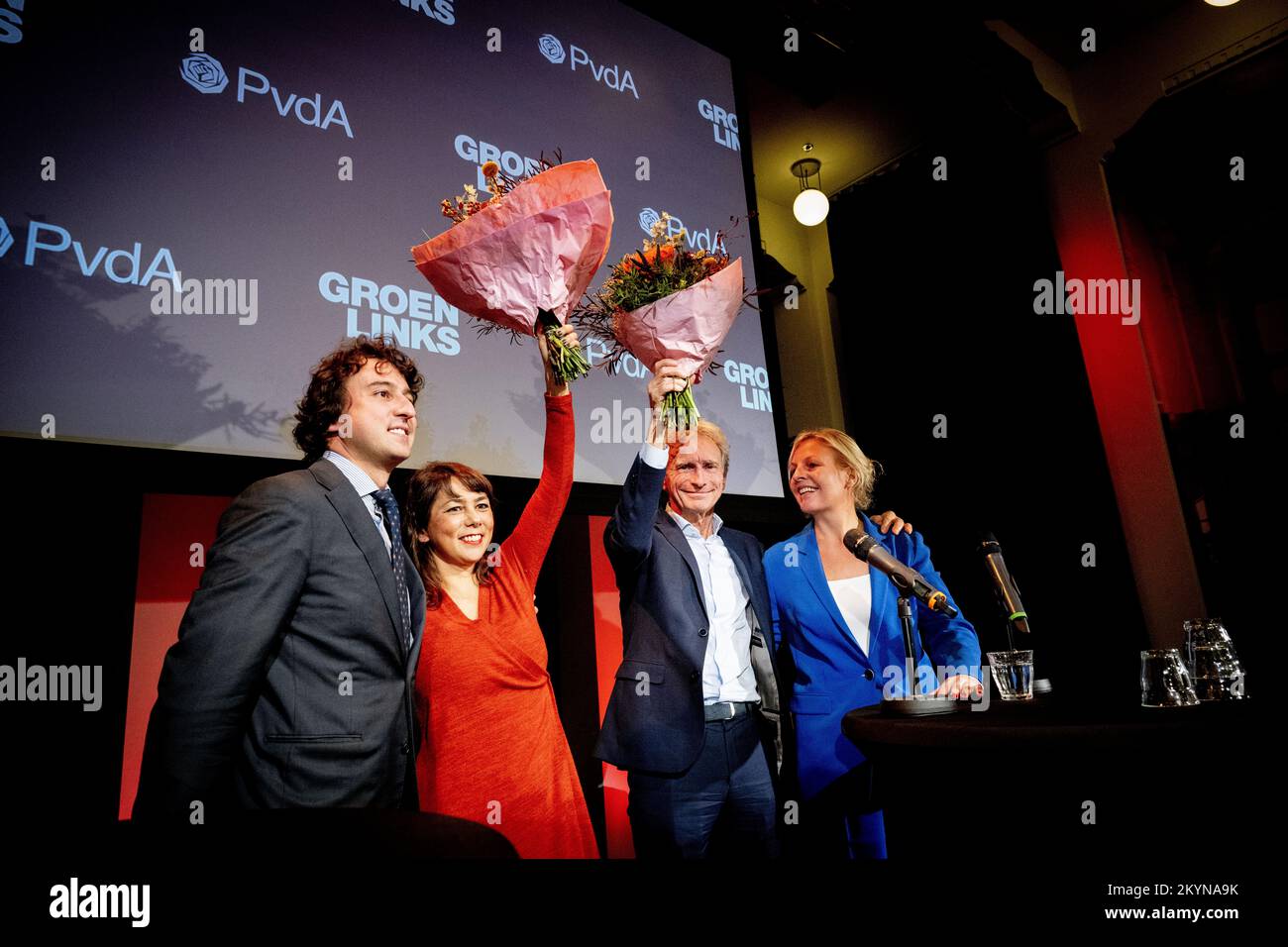 THE HAGUE - Paul Rosenmöller, Mei Li Vos Jesse KLaver and Attje Kuiken ...