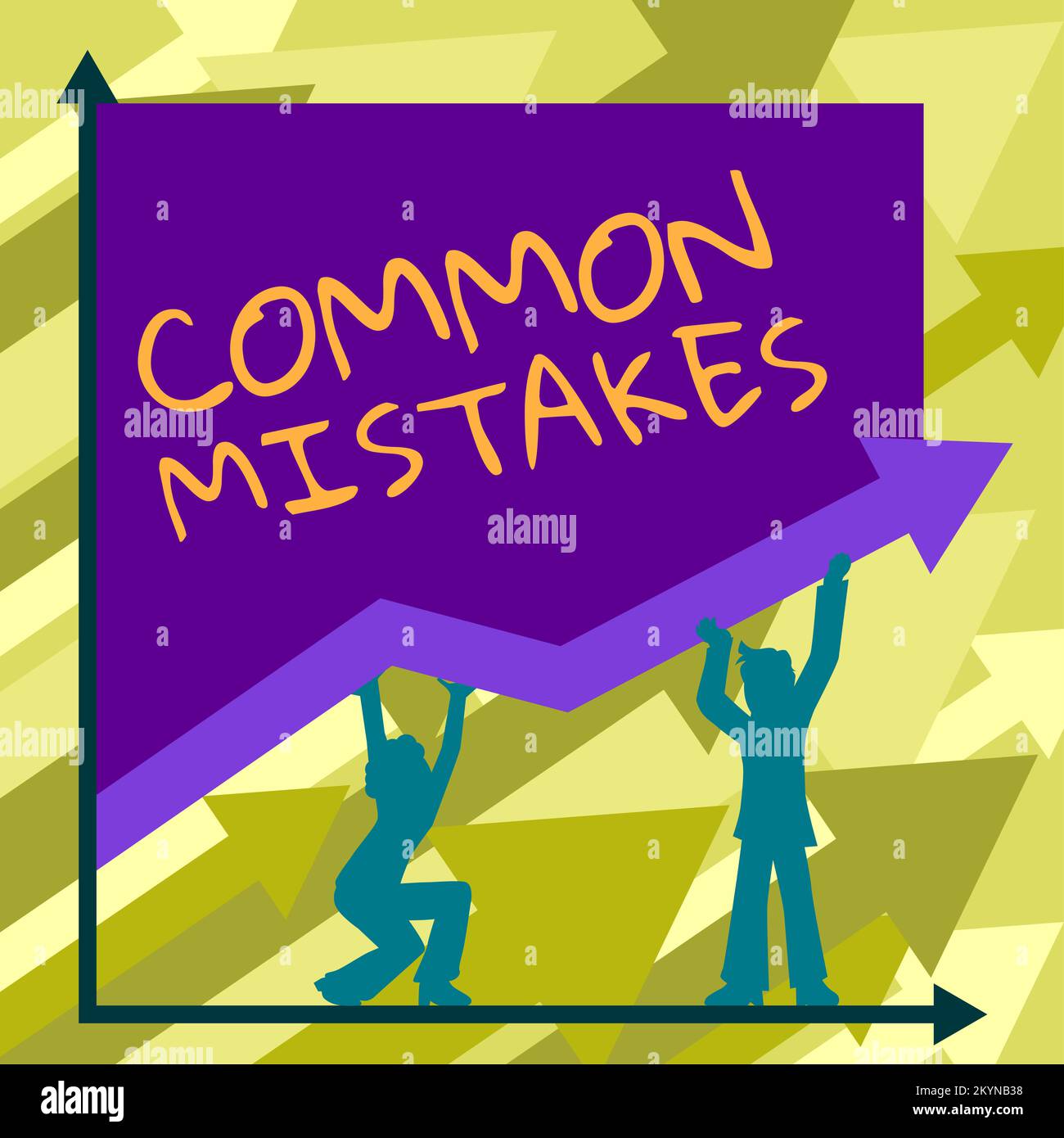 Conceptual caption Common Mistakes. Business approach actions that are ...