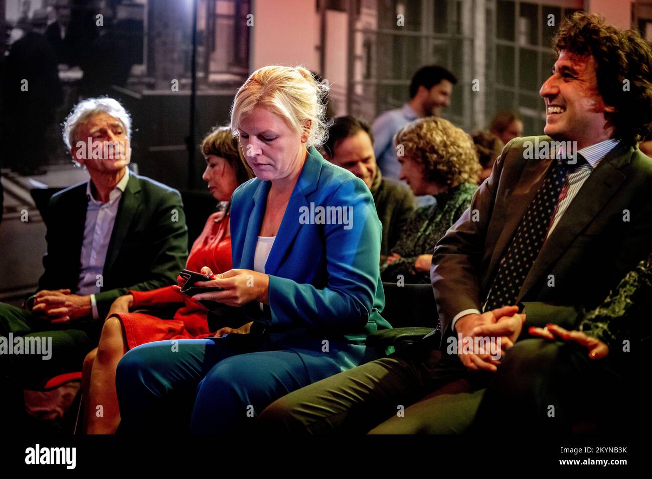 THE HAGUE - Paul Rosenmöller, Mei Li Vos Jesse KLaver and Attje Kuiken ...