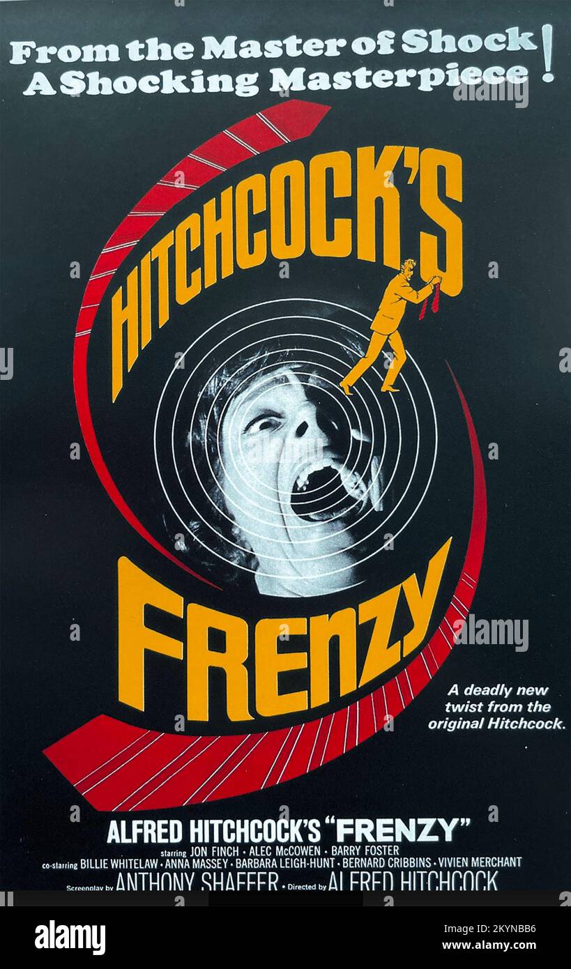 FRENZY 1972 Universal Pictures film produced by Alfred Hitchcock Stock Photo - Alamy