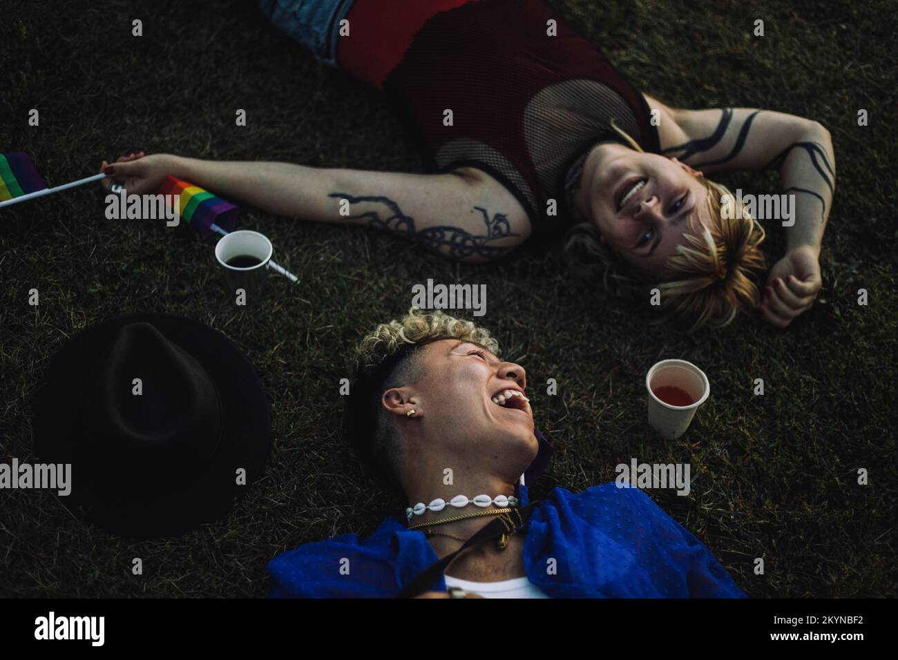 Cheerful latin man woman hi-res stock photography and images - Alamy