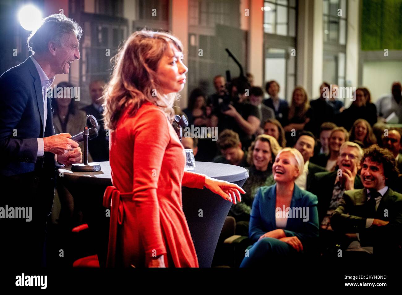 THE HAGUE - Paul Rosenmöller and Mei Li Vos during the presentation of ...