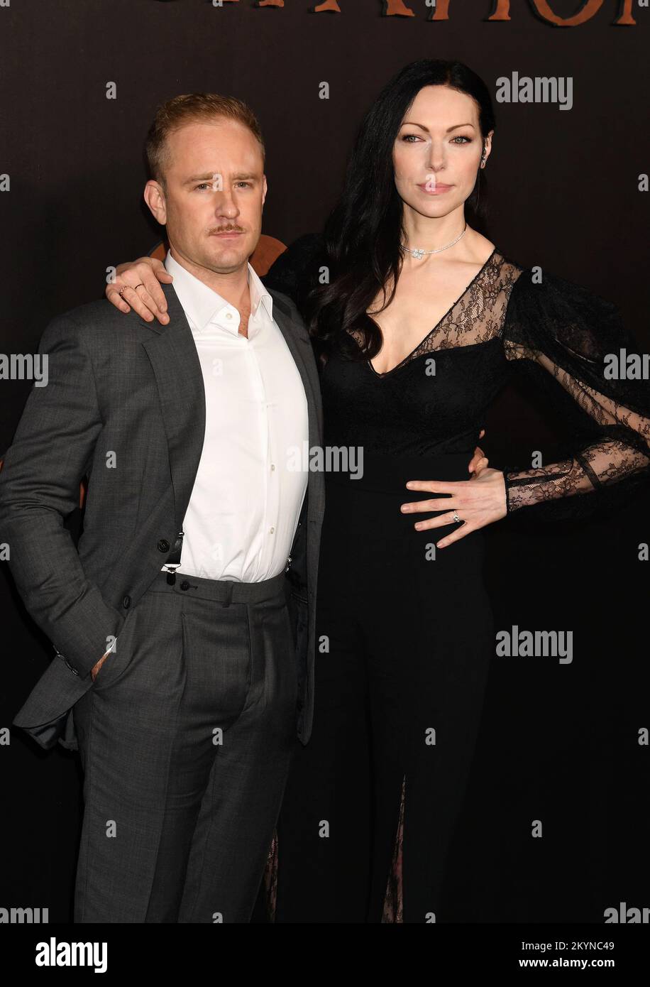 LOS ANGELES, CALIFORNIA - NOVEMBER 30: (L-R) Ben Foster and Laura ...