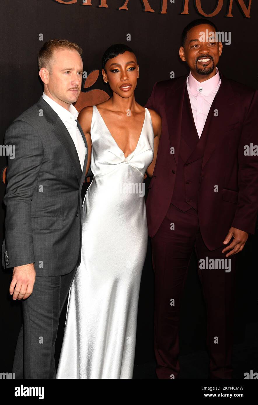 LOS ANGELES, CALIFORNIA - NOVEMBER 30: (L-R) Ben Foster, Charmaine ...