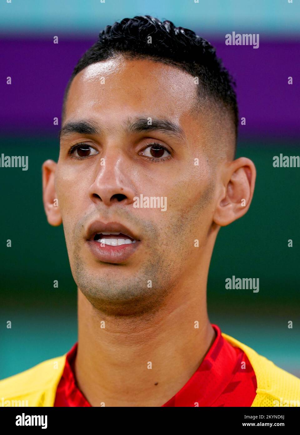 Morocco's Badr Benoun ahead of the FIFA World Cup Group F match at the ...