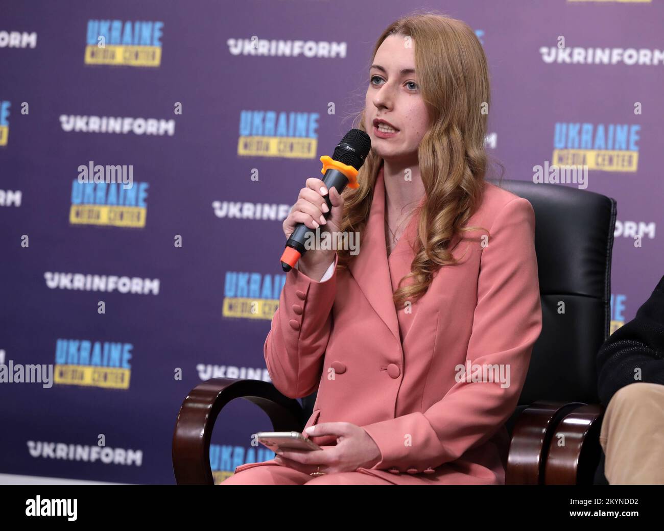 KYIV, UKRAINE - DECEMBER 1, 2022 - Leader of the Ukrainian delegation ...