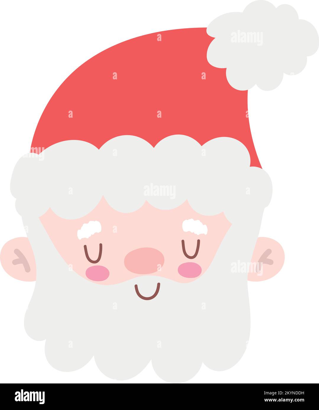 santa claus face Stock Vector Image & Art - Alamy