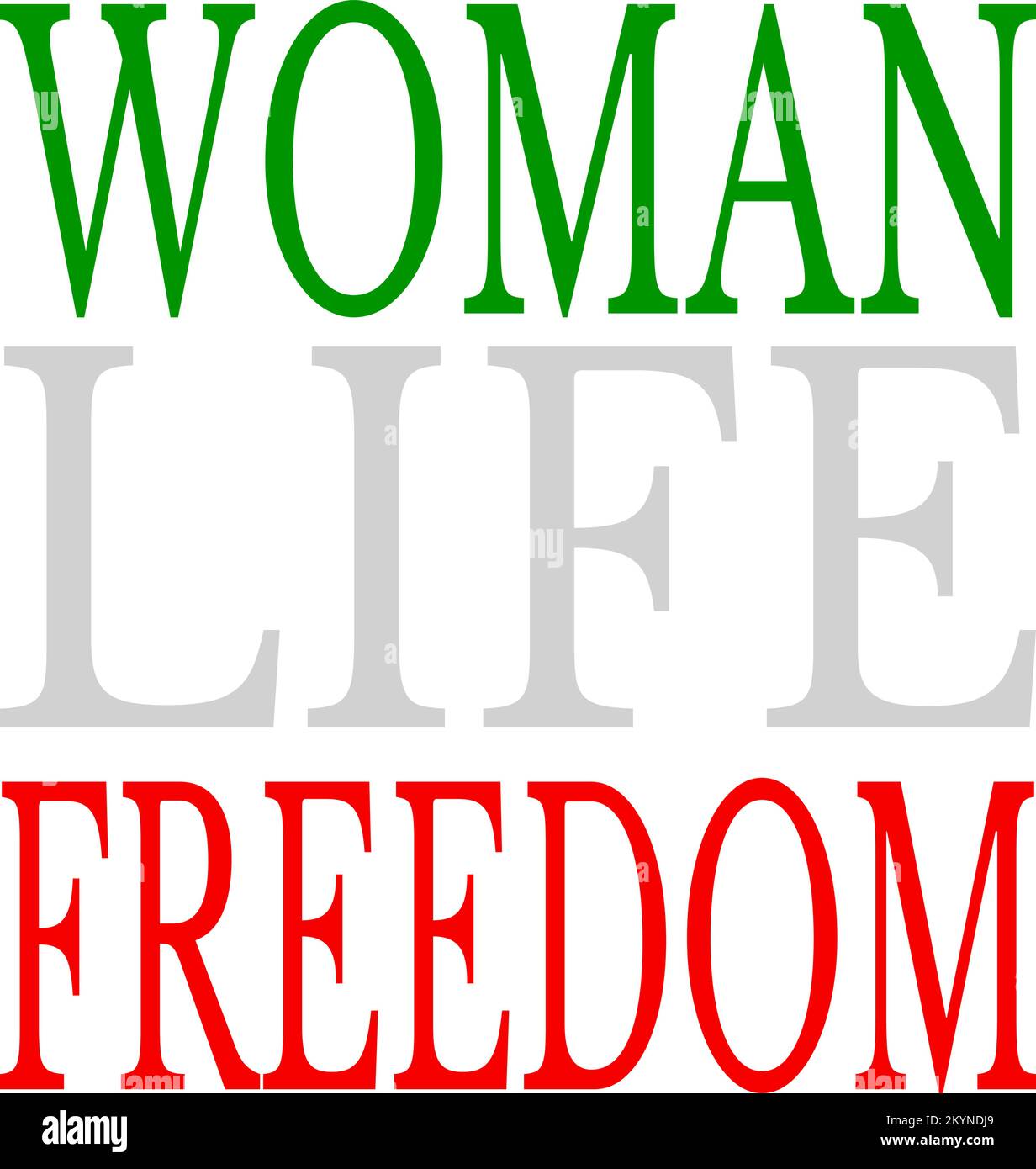 Protests in Iran vector poster. Woman, freedom life Iranian flag ...