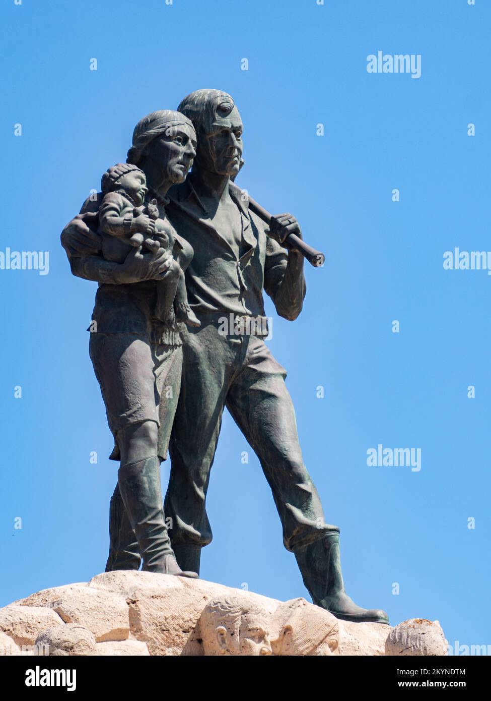 Msida, Malta - Jun, 2021: Workers Monument by local sculptor Anton ...