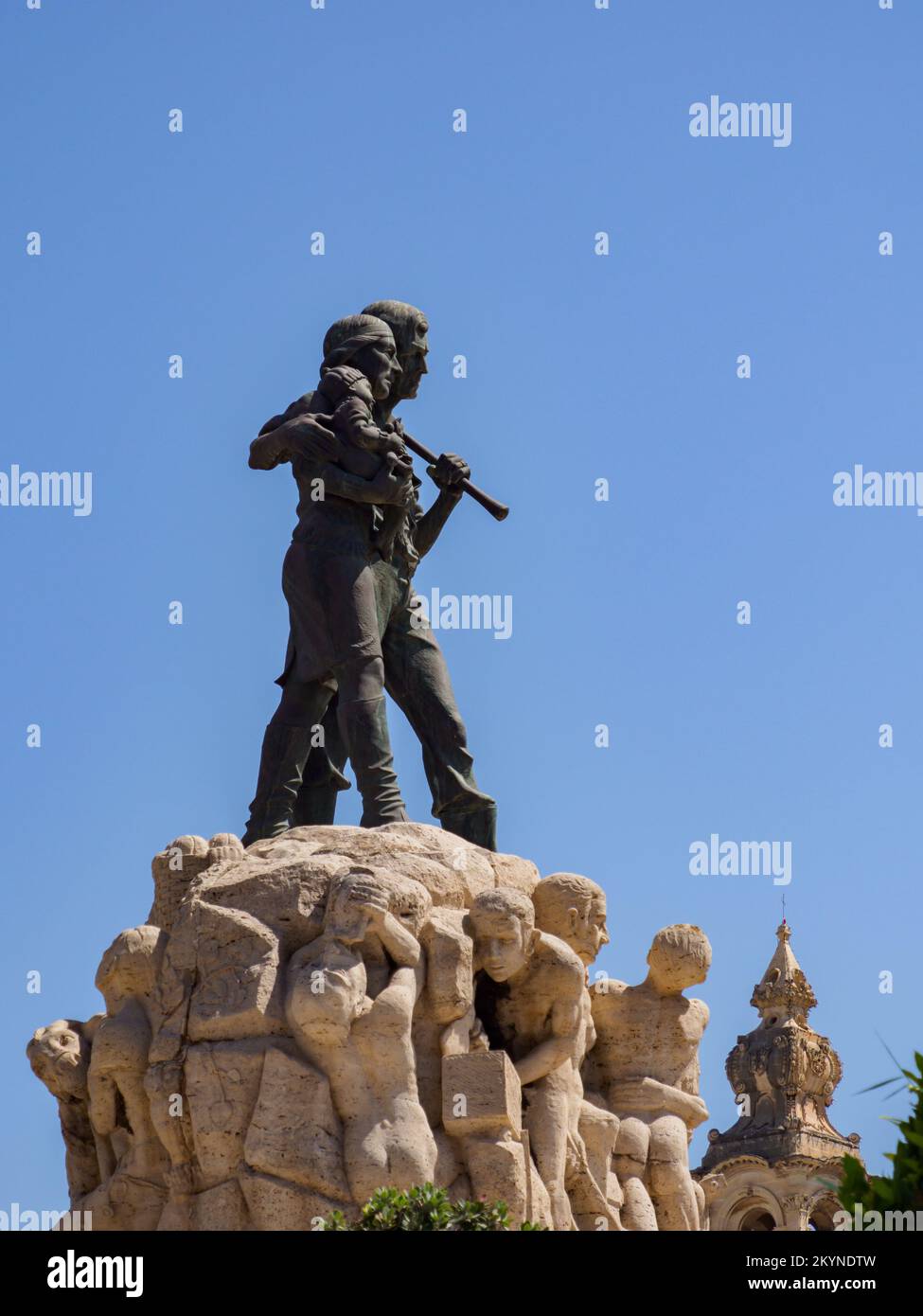 Msida, Malta - Jun, 2021: Workers Monument by local sculptor Anton ...