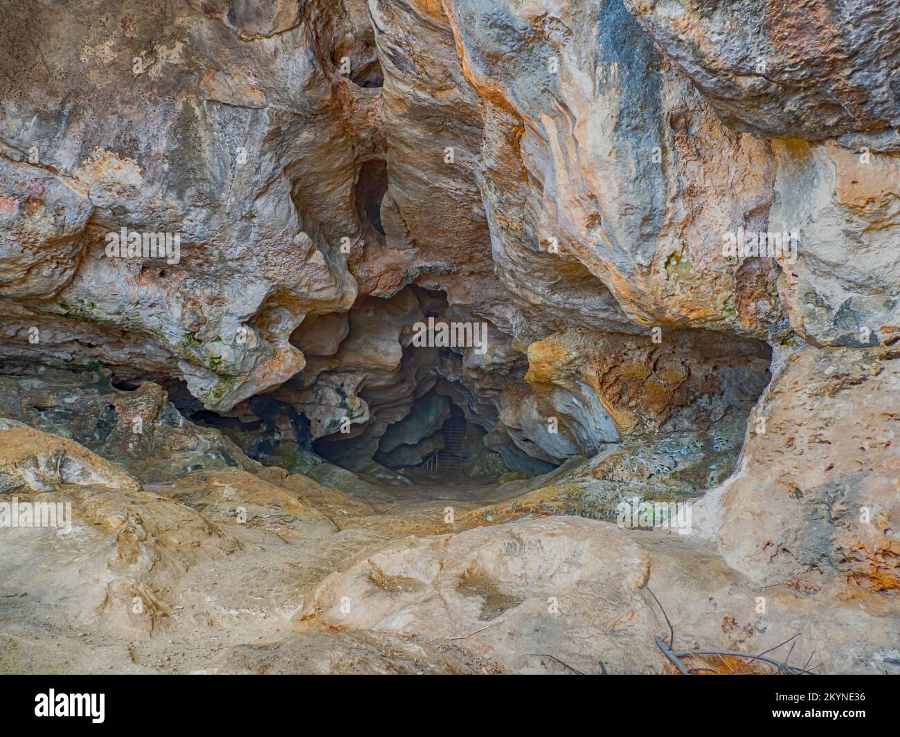 Ghar Hasan Cave, Malta, Europe Stock Photo - Alamy