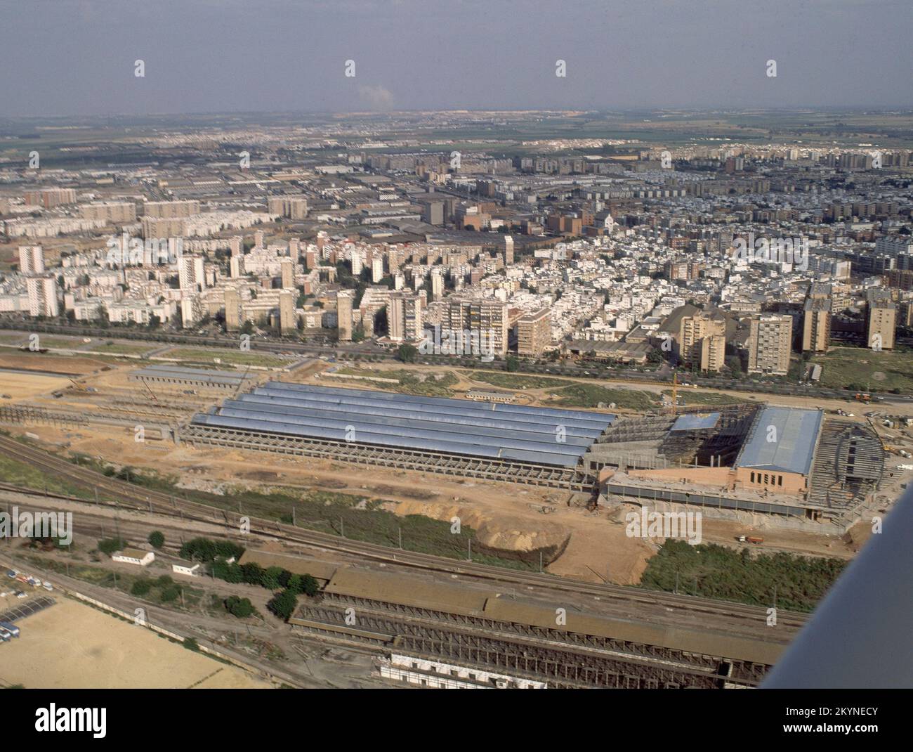AEREA-ESTACION NUEVA DE FERROCARRIL EN OBRAS - FOTO AÑOS 90 - FOTO AÑOS ...