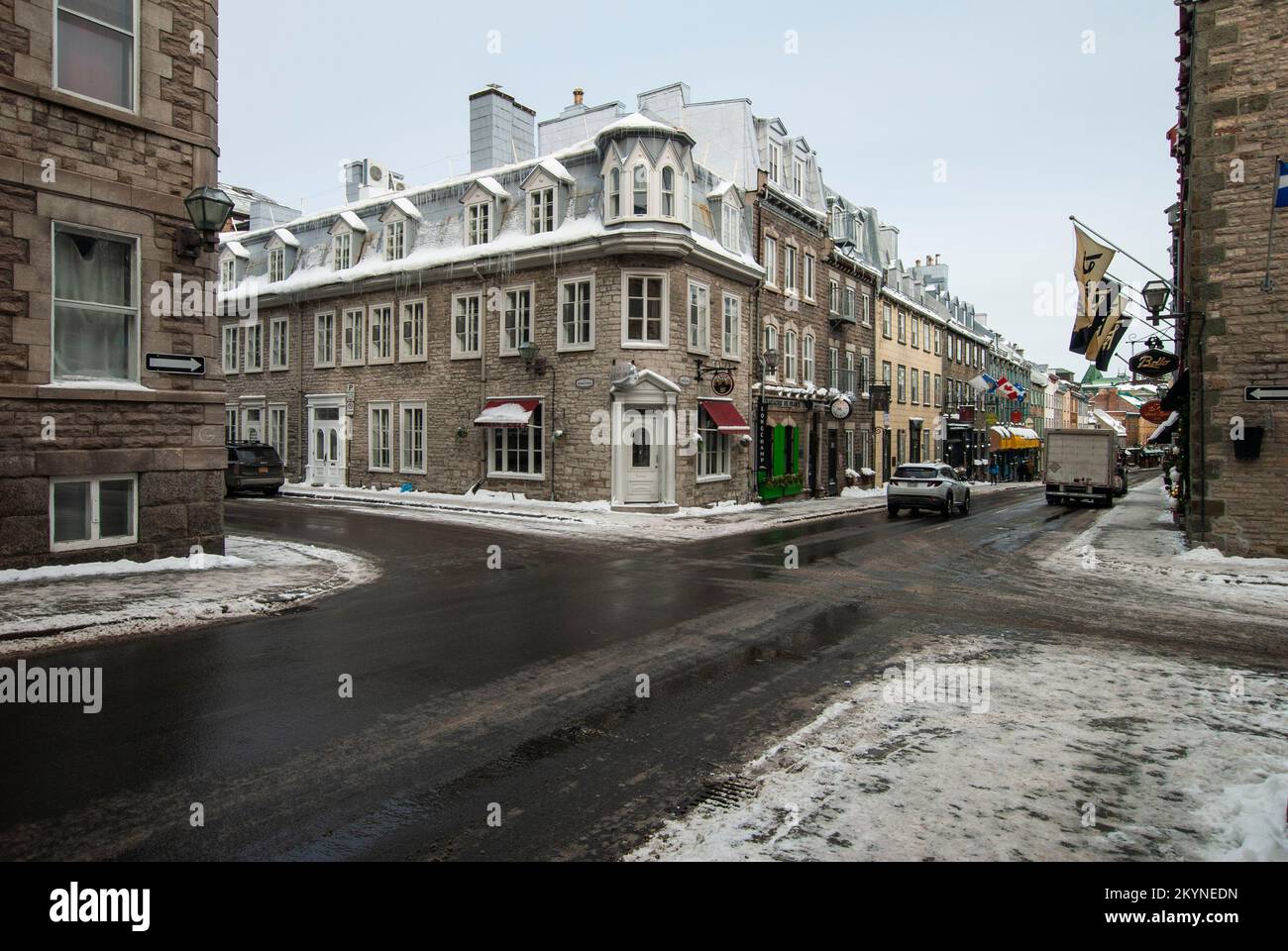 Old town Quebec City Stock Photo - Alamy
