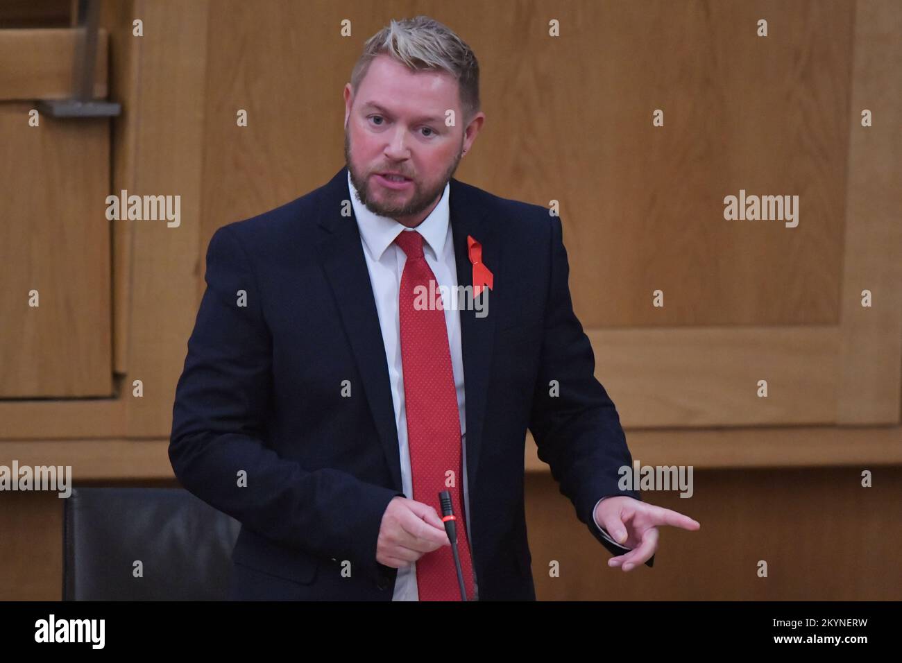 Edinburgh Scotland, UK 01 December 2022. Jamie Greene, Scottish ...