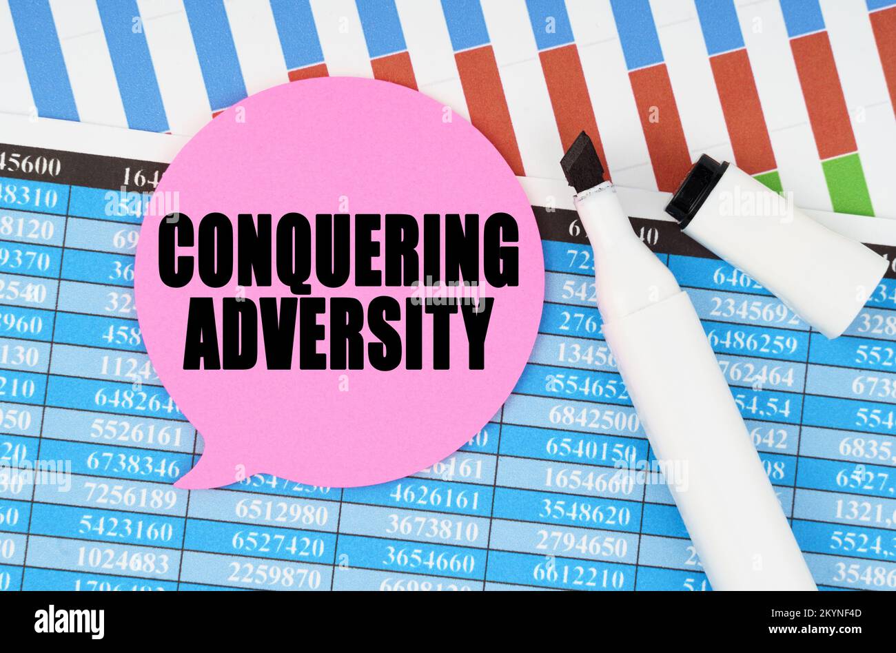 Business and economics concept. On financial statements and charts ...