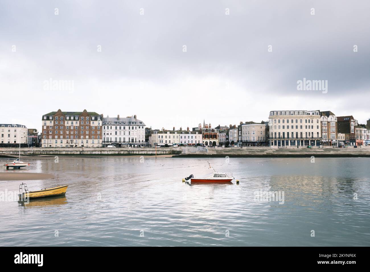 The Seafront, Margate, Kent, UK, Viewed from the Harbour Arm Stock ...