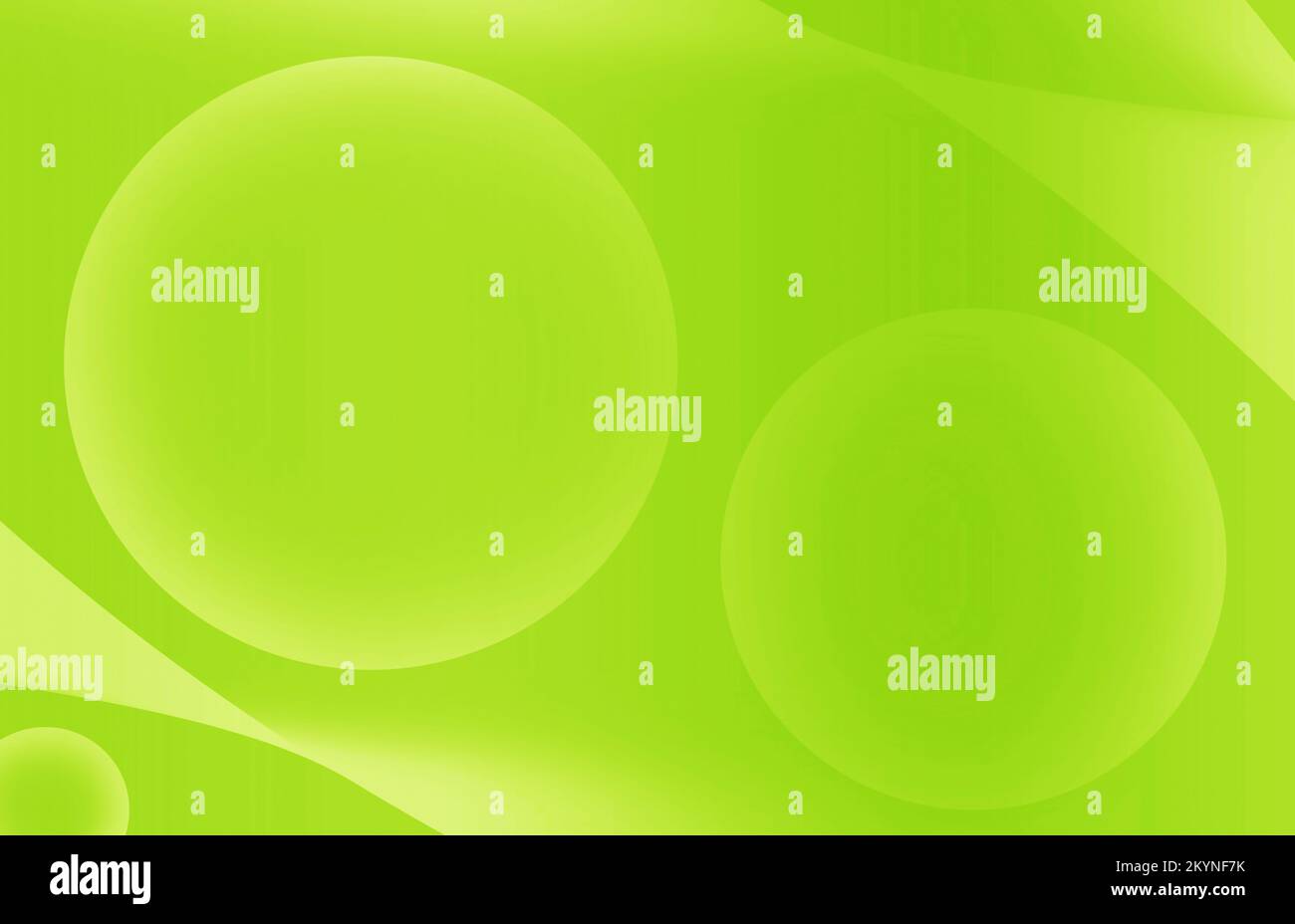 Illustration of Gradient Lime Green Colored 3D Various Sized Spheres ...