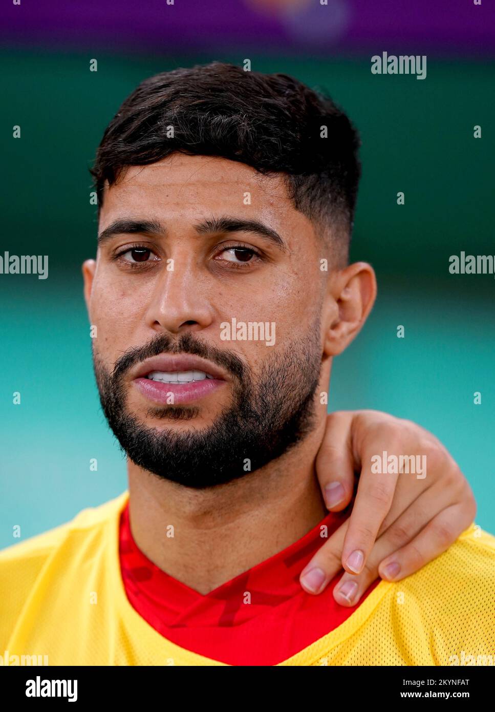 Morocco's Yahya Jabrane ahead of the FIFA World Cup Group F match at ...