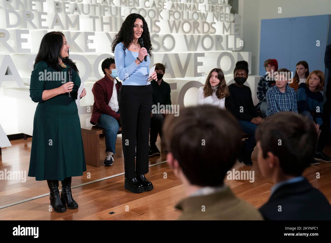 Poet Laureate of the United States Ada Limón and former National ...