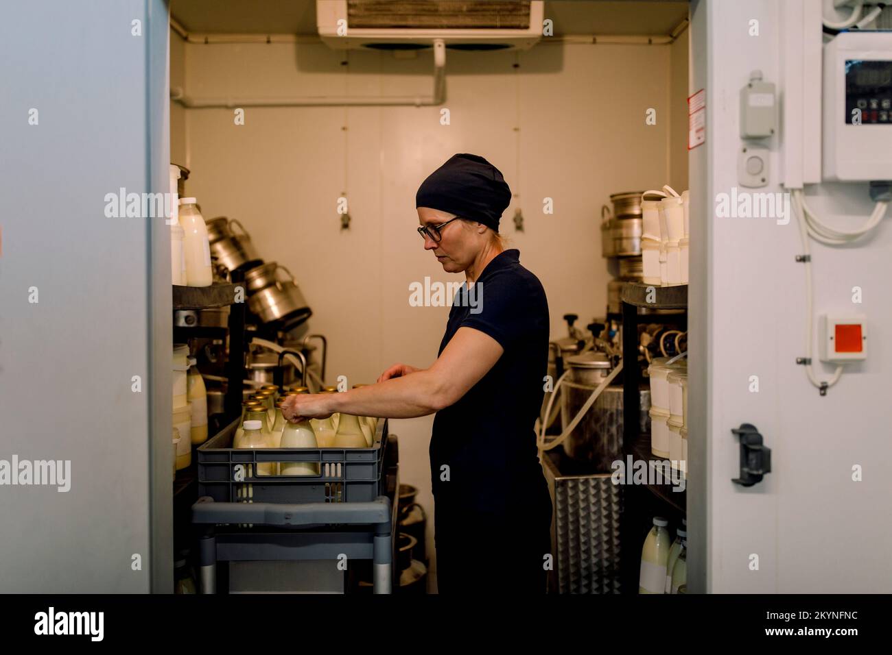 Standing examining holding uniform hi-res stock photography and images ...