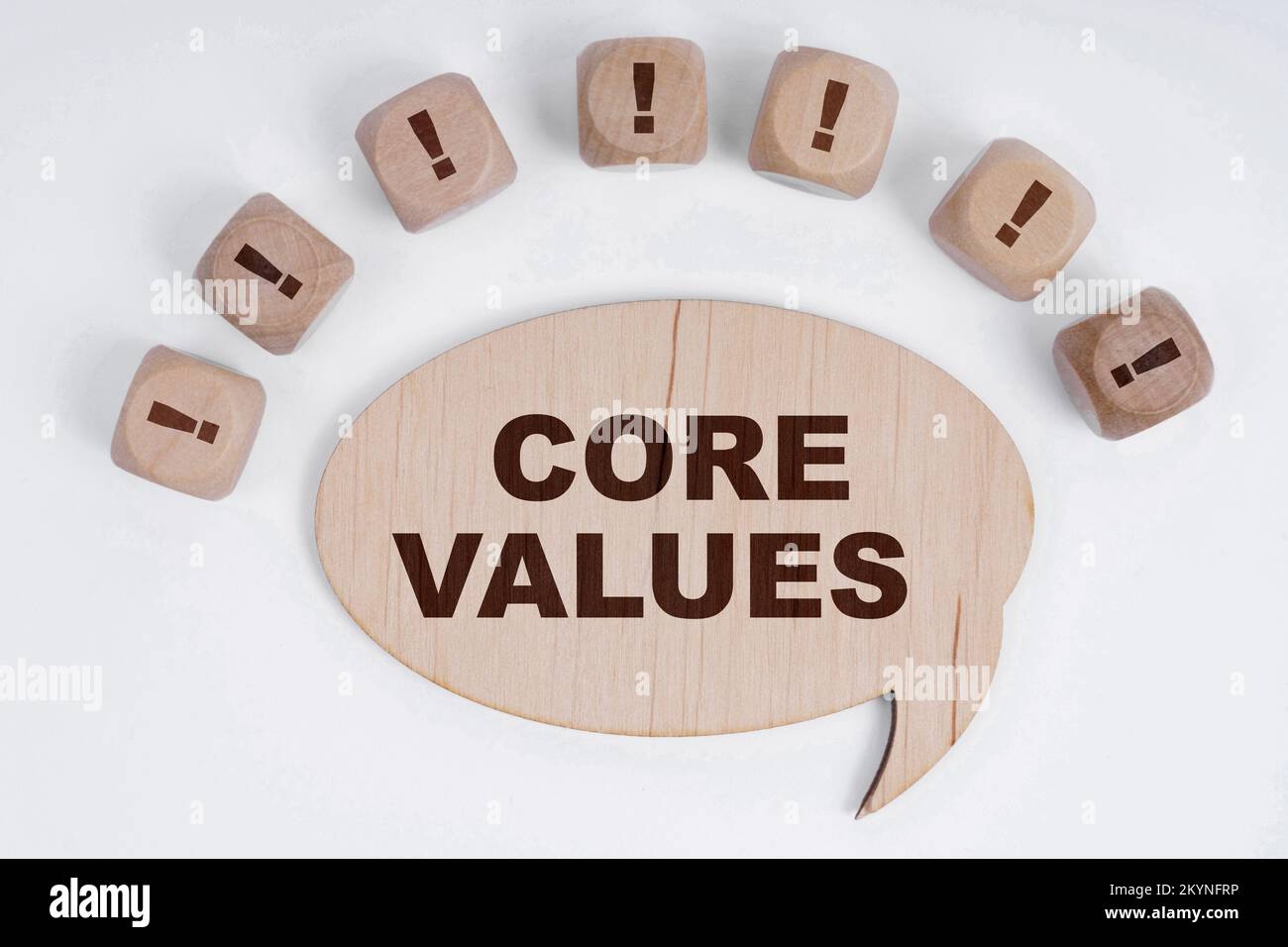 Business and finance concept. On a white background, cubes with an ...